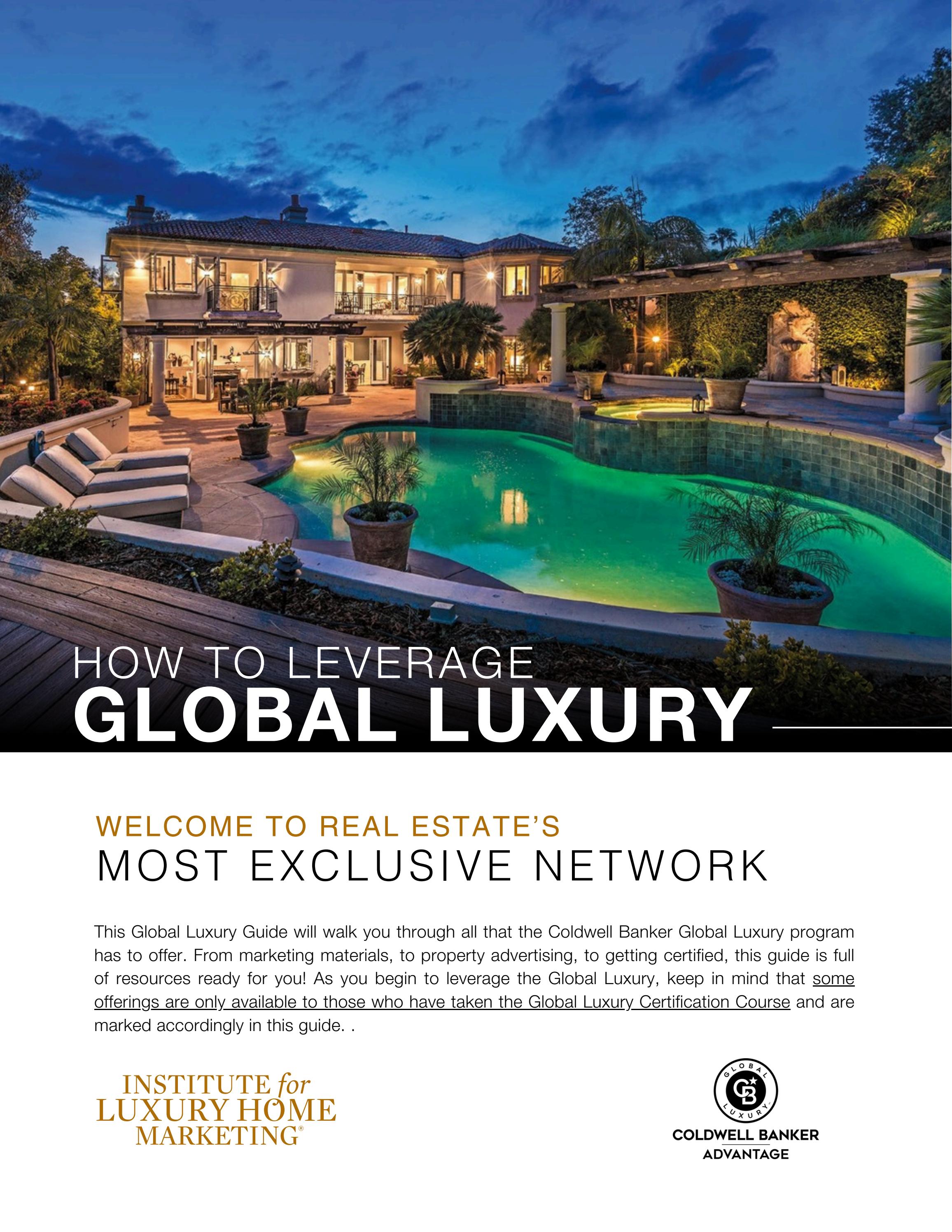 How To Leverage Global Luxury by Coldwell Banker Advantage - Issuu
