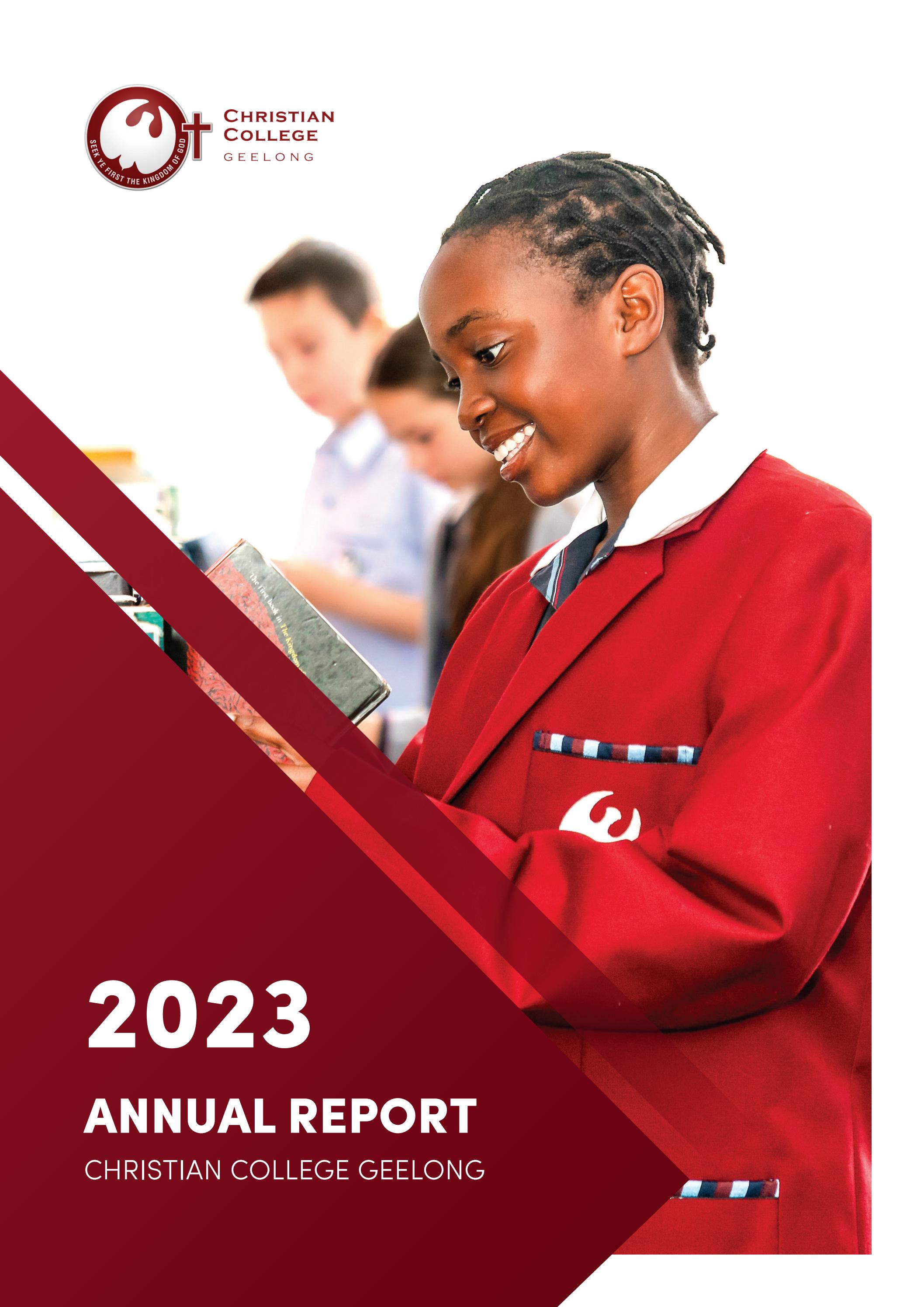 2023 Annual Report by Christian College Geelong - Issuu