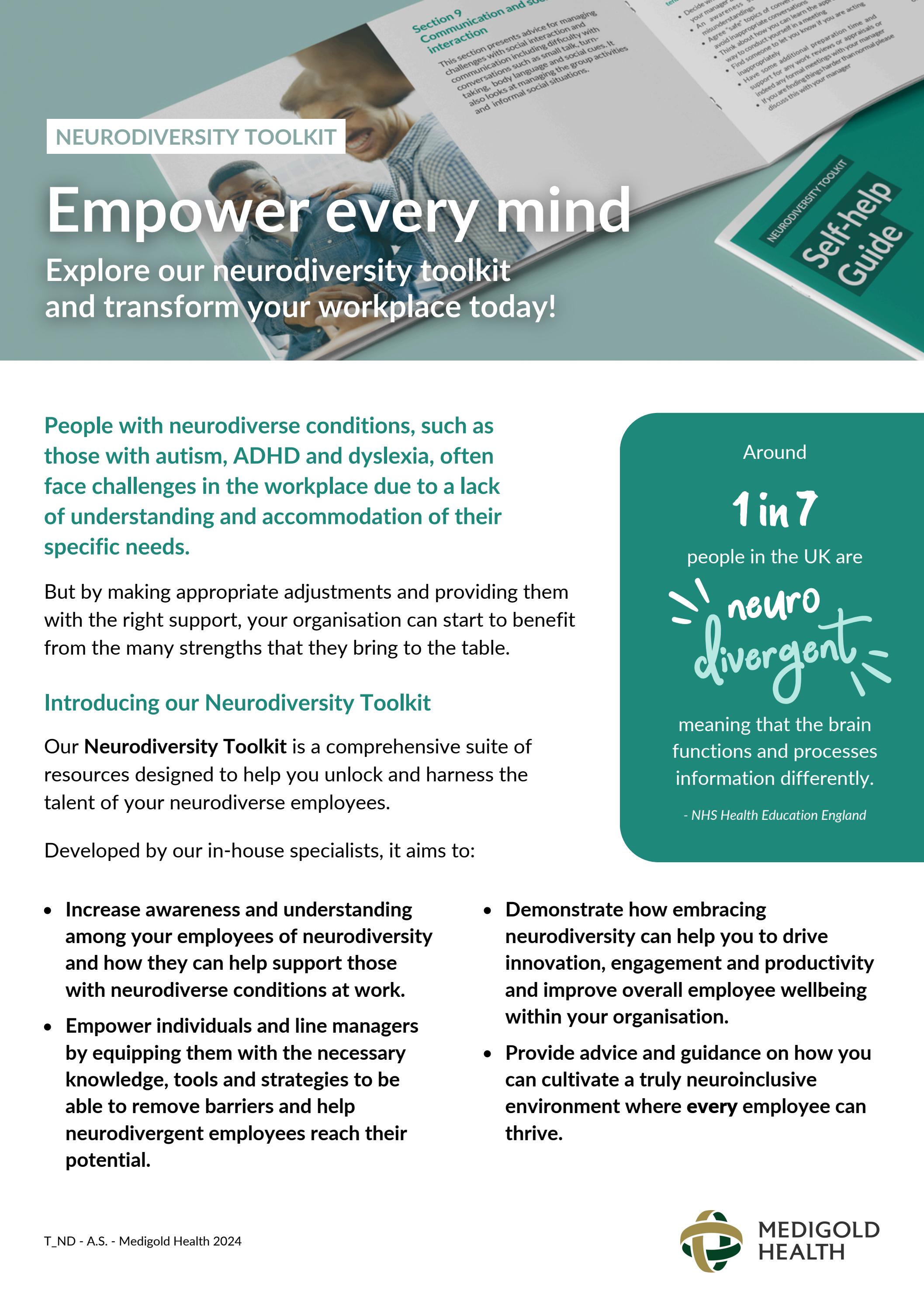 Neurodiversity Toolkit by Medigold Health by Medigold_Health - Issuu