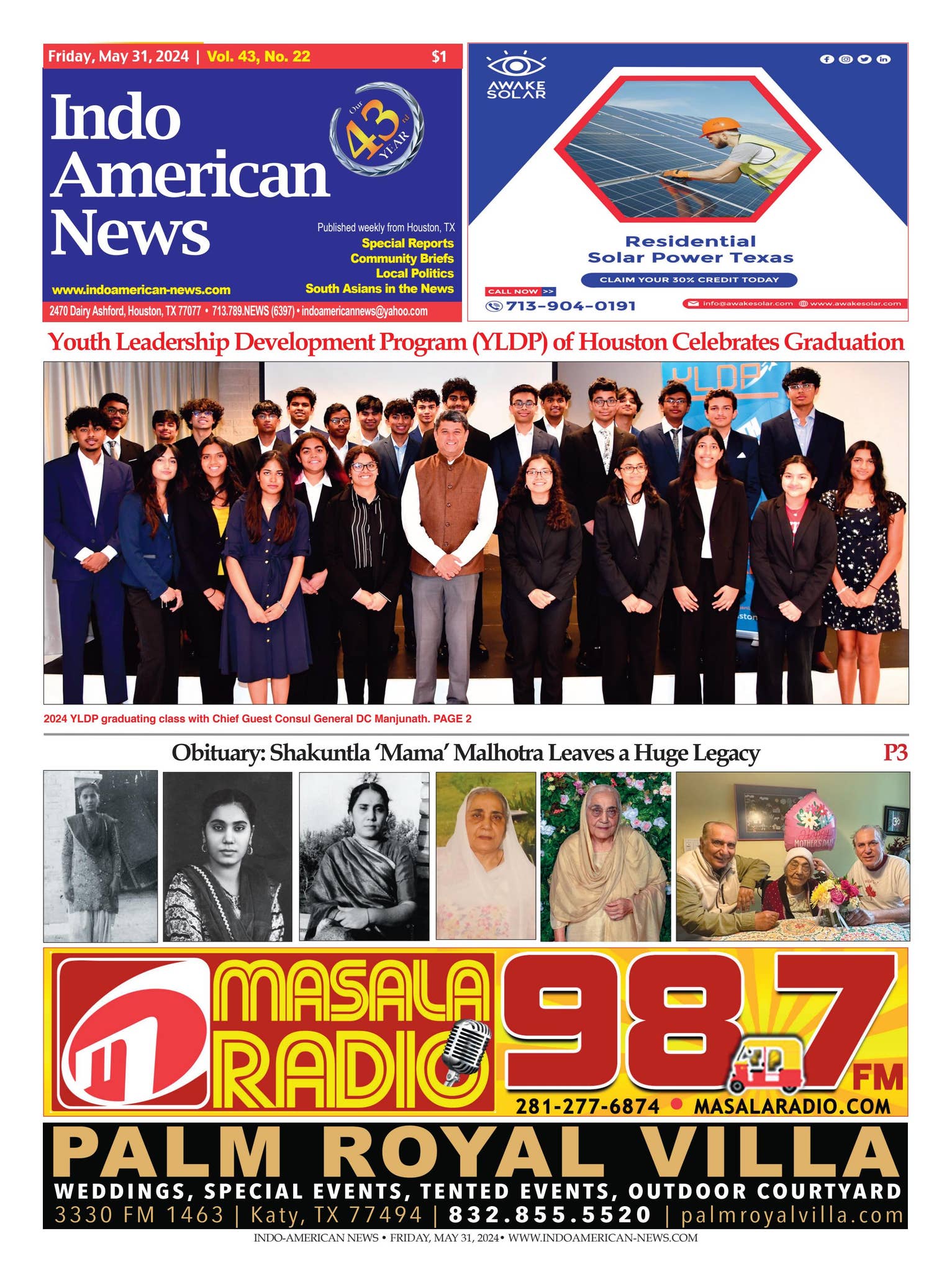 Indo-American News: May 31, 2024 by Indo American News - Issuu