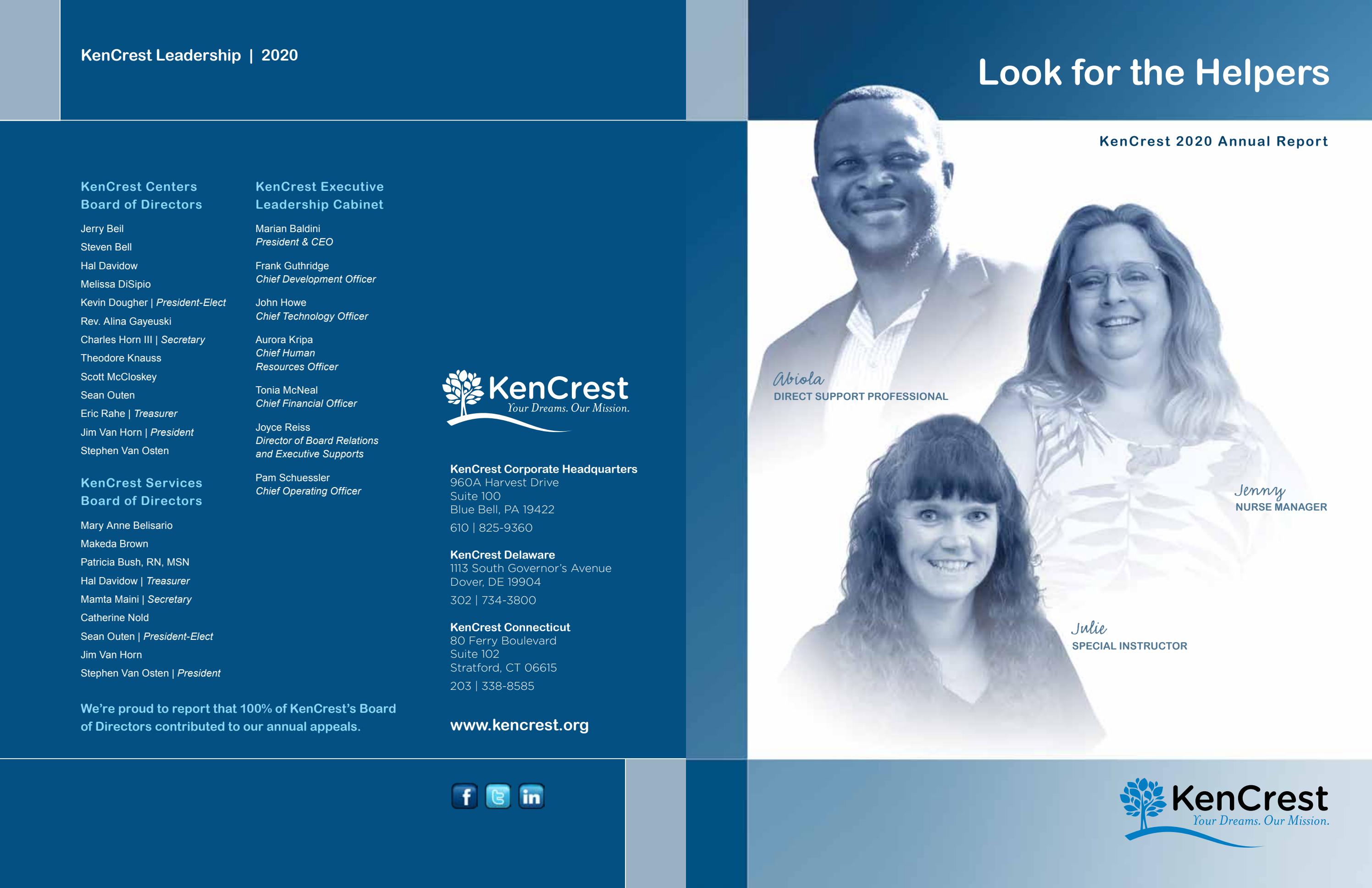 2020 Annual Report by KenCrest Services - Issuu