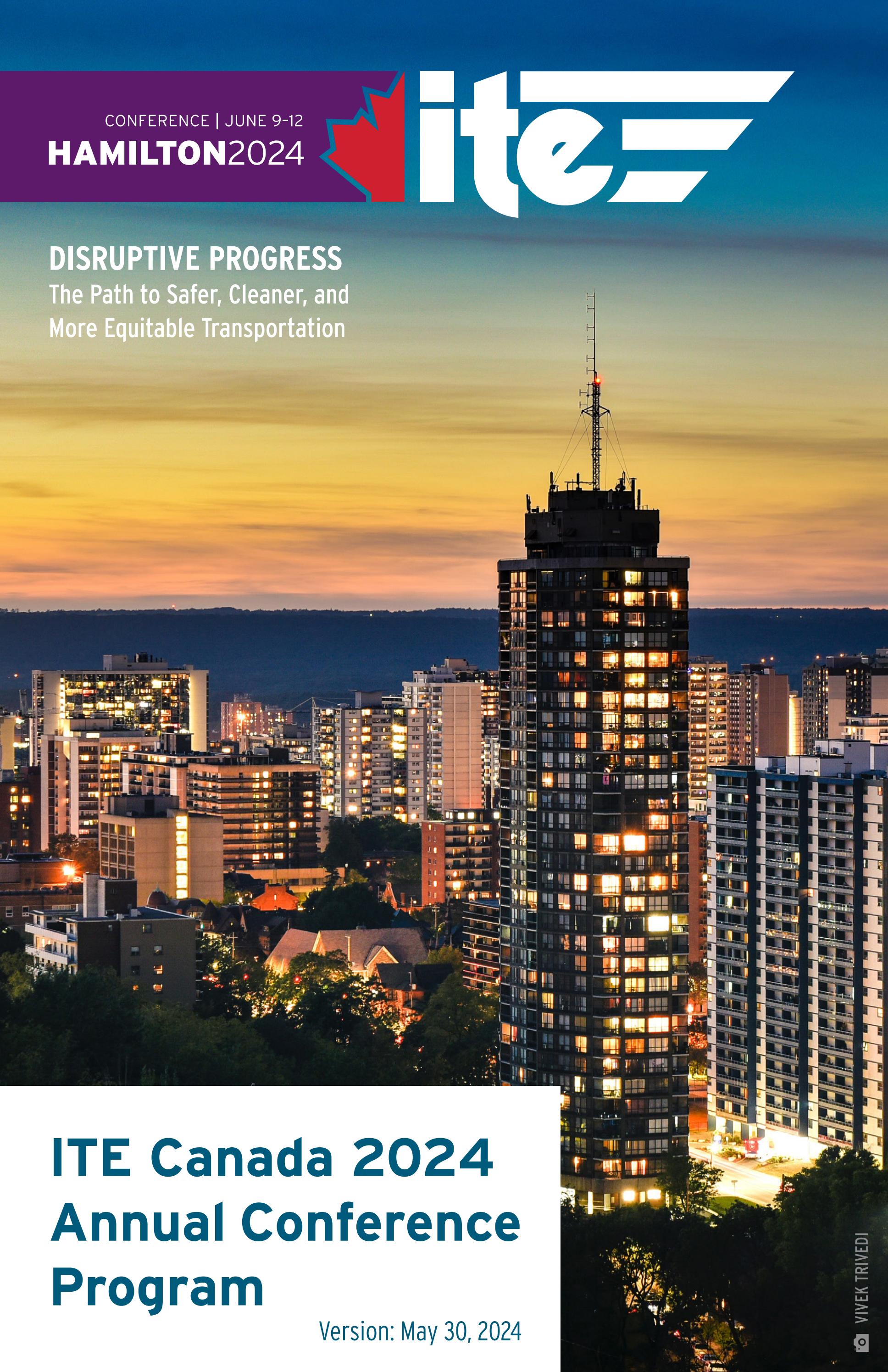ITE Canada 2024 Hamilton Conference Print Program by ITE Canada - Issuu