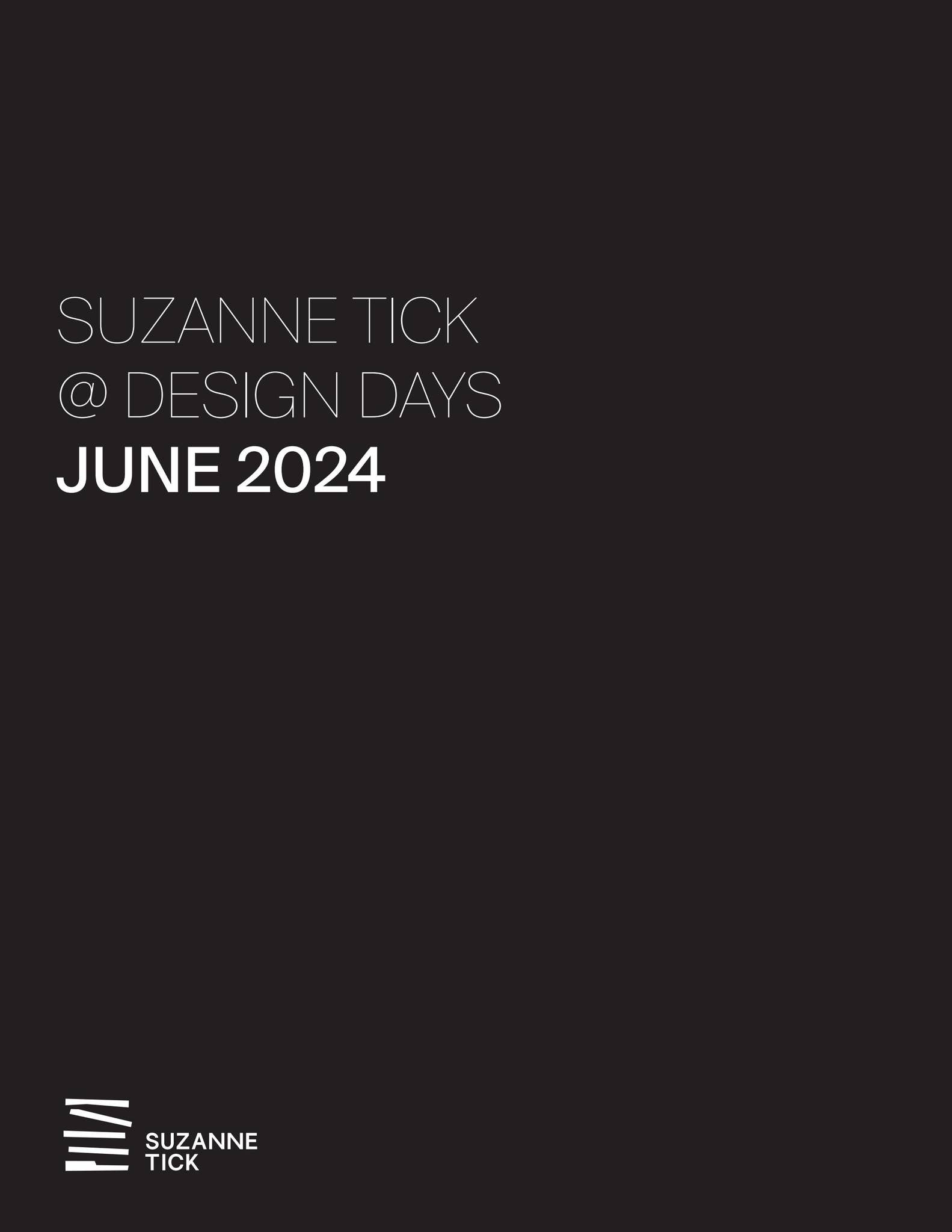 Suzanne Tick @ Design Days 2024! by TickStudioNYC - Issuu