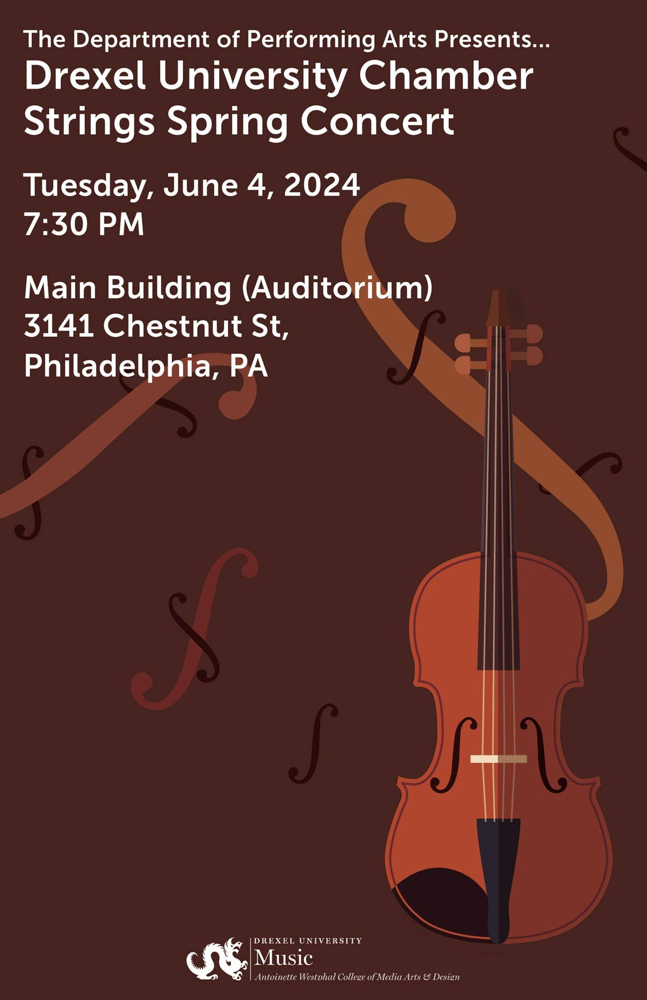Drexel University Chamber Strings Spring 2024 Concert by Antoinette ...