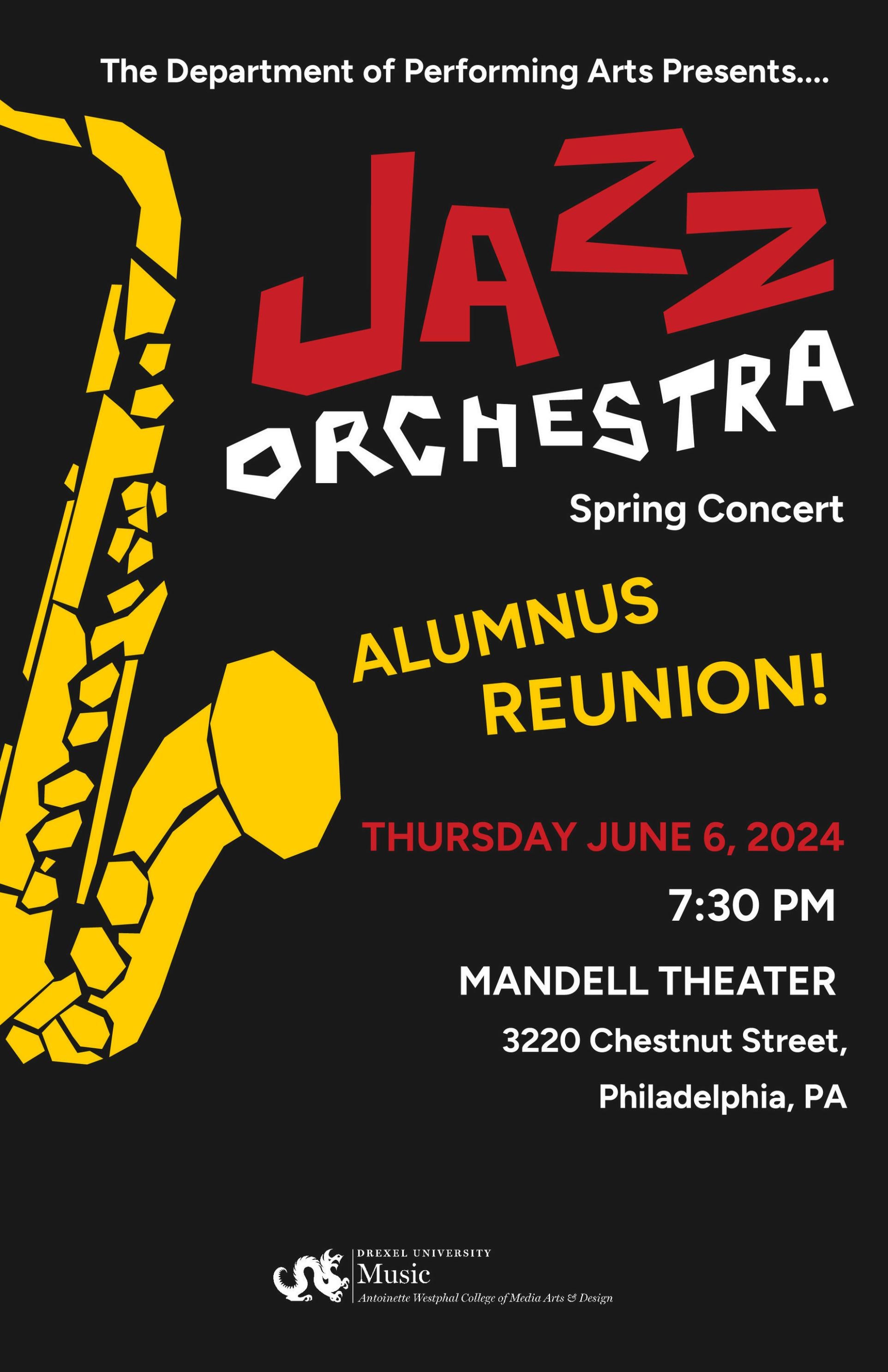Drexel University Jazz Orchestra Spring Concert | Alumnus Reunion! by ...
