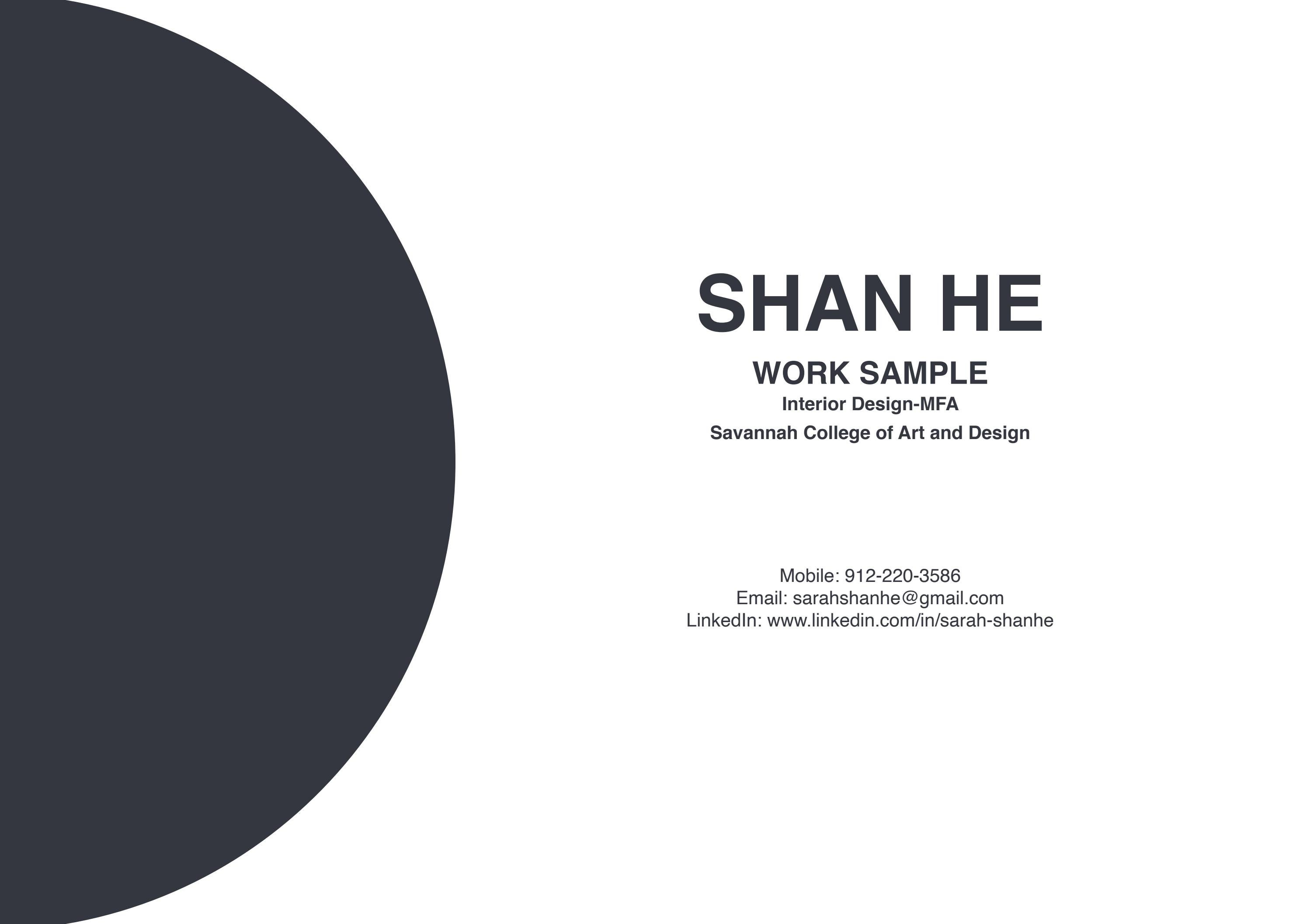 Shan He Work Sample by Shan He - Issuu