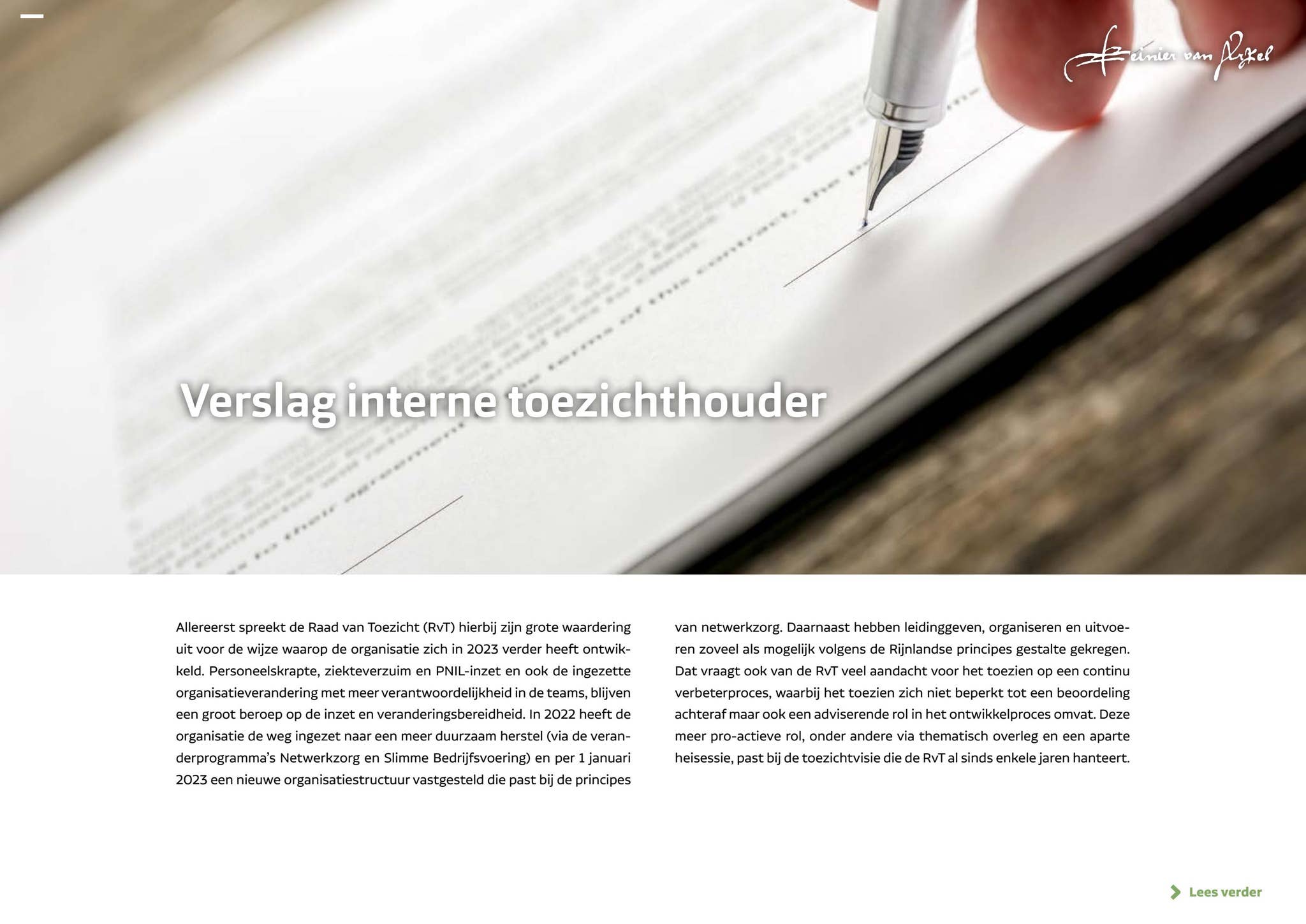 Jaarbeeld 2023 (inclusief jaarrekening) Reinier van Arkel by Reinier ...