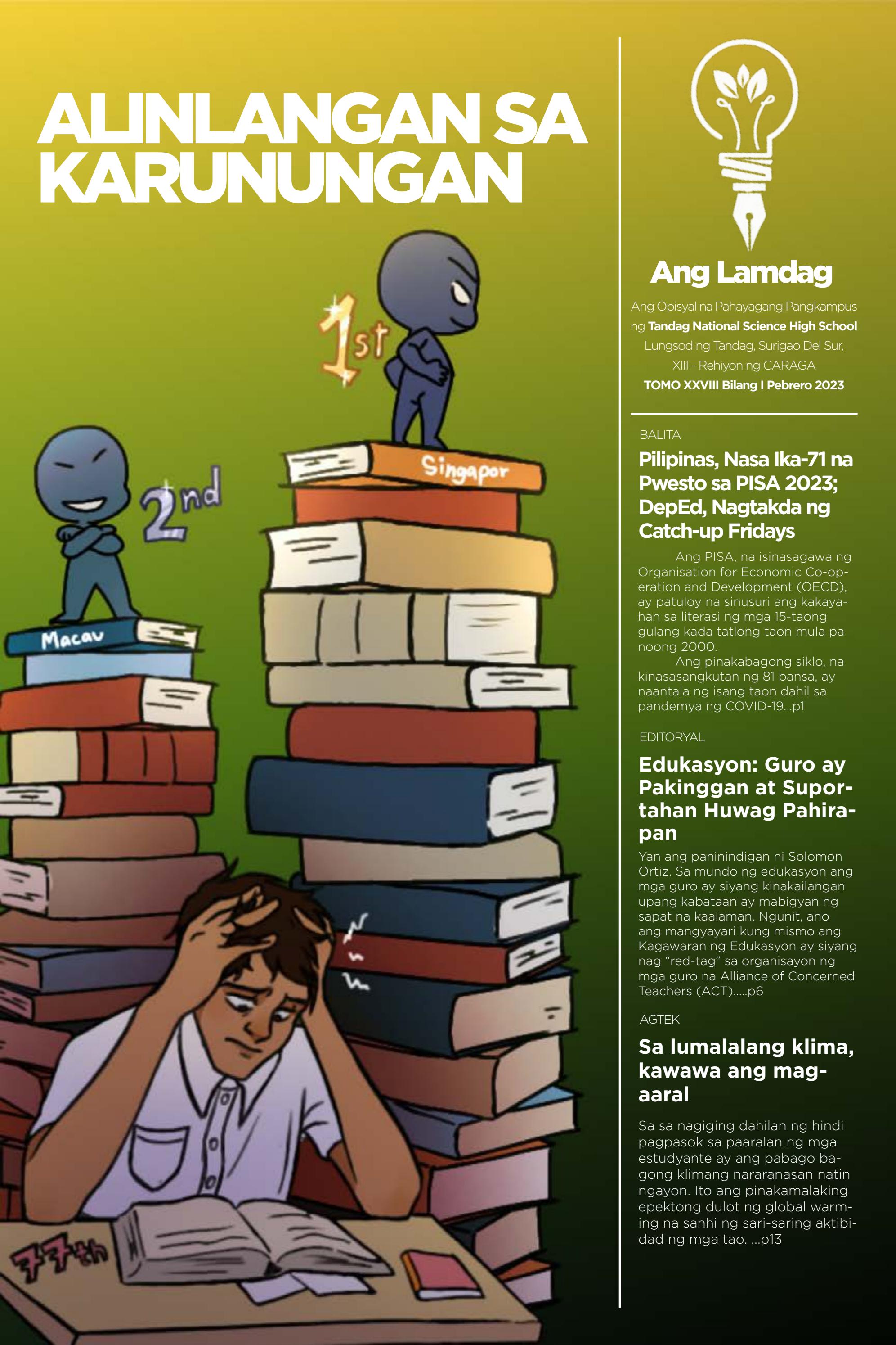 Ang Lamdag 2023-2024 | TOMO XXVIII Bilang I by Ang Lamdag - Issuu