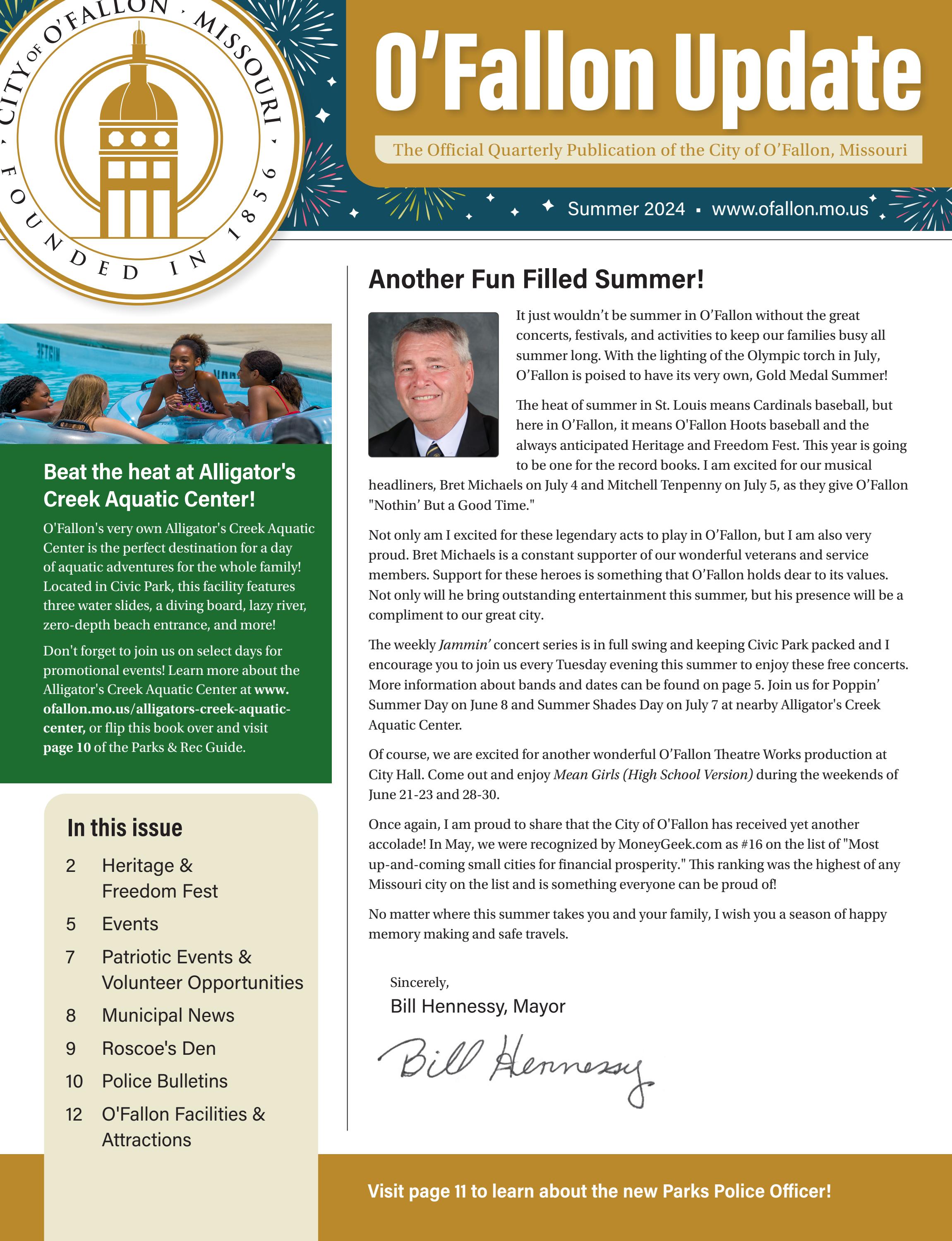 Summer 2024 City of O'Fallon Newsletter by City of O'Fallon - Issuu