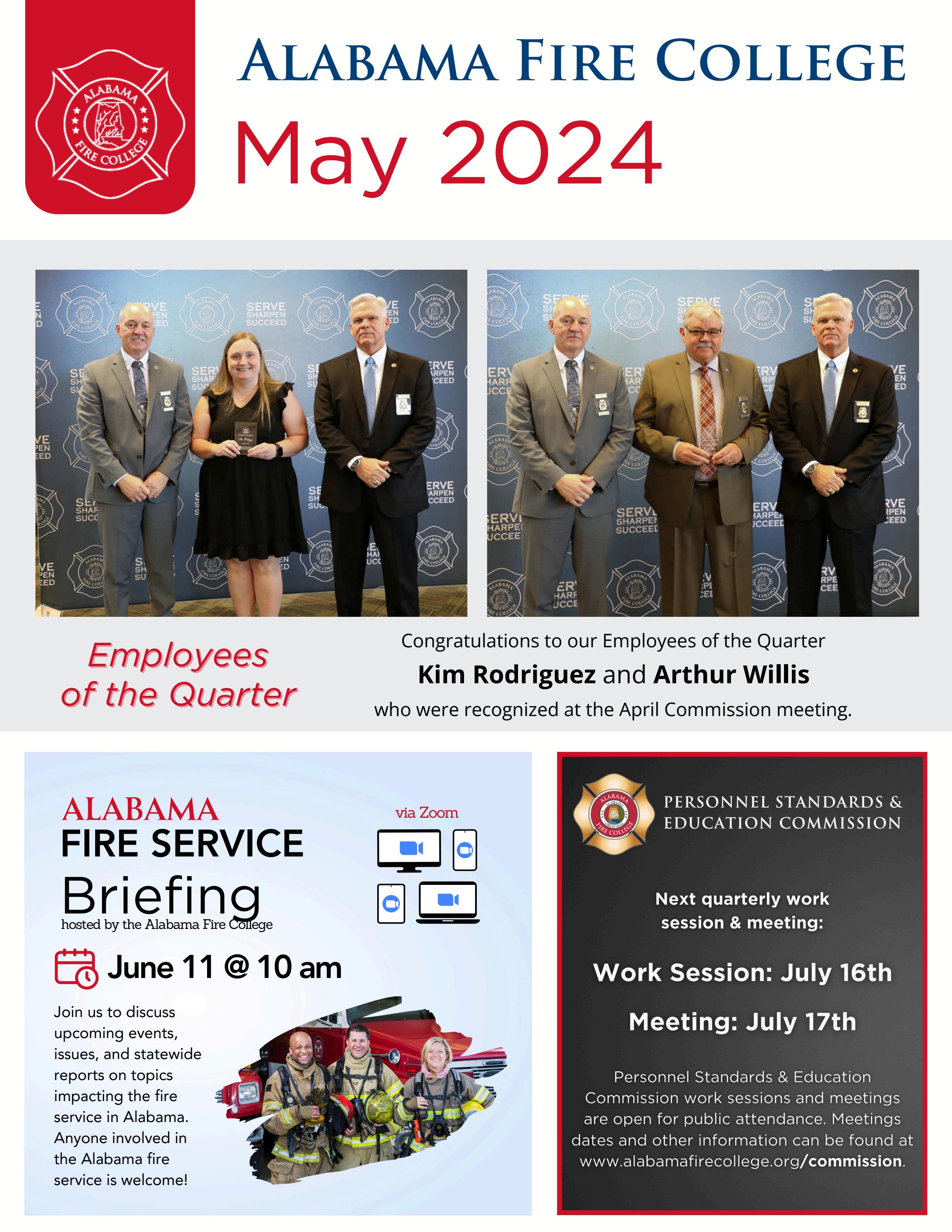 AFC Newsletter - May 2024 by Alabama Fire College - Issuu