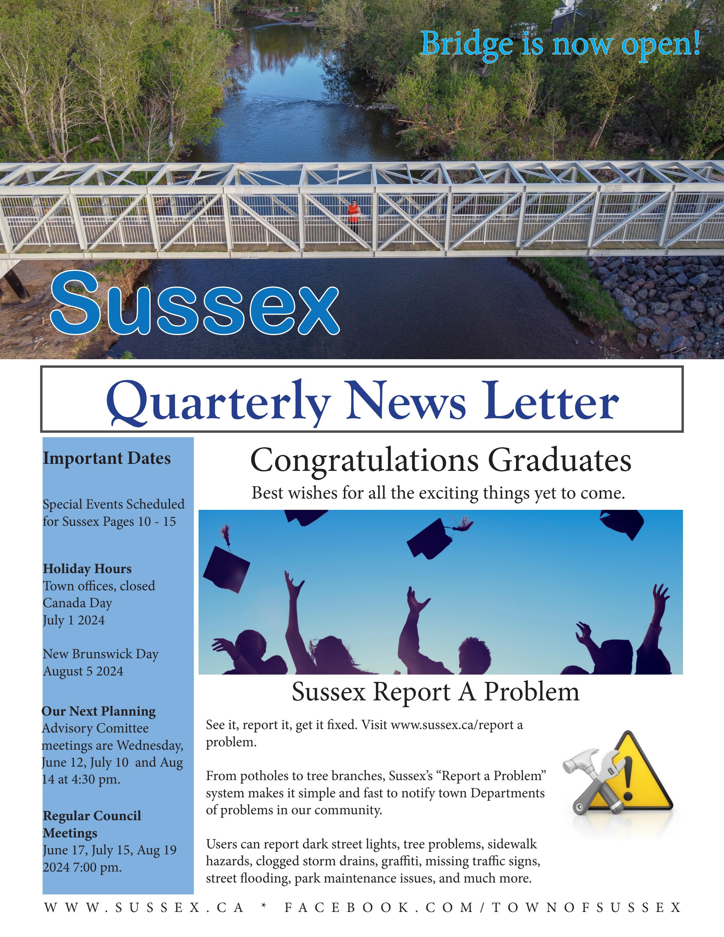 Quarterly Newsletter 4th Edition by Town of Sussex - Issuu