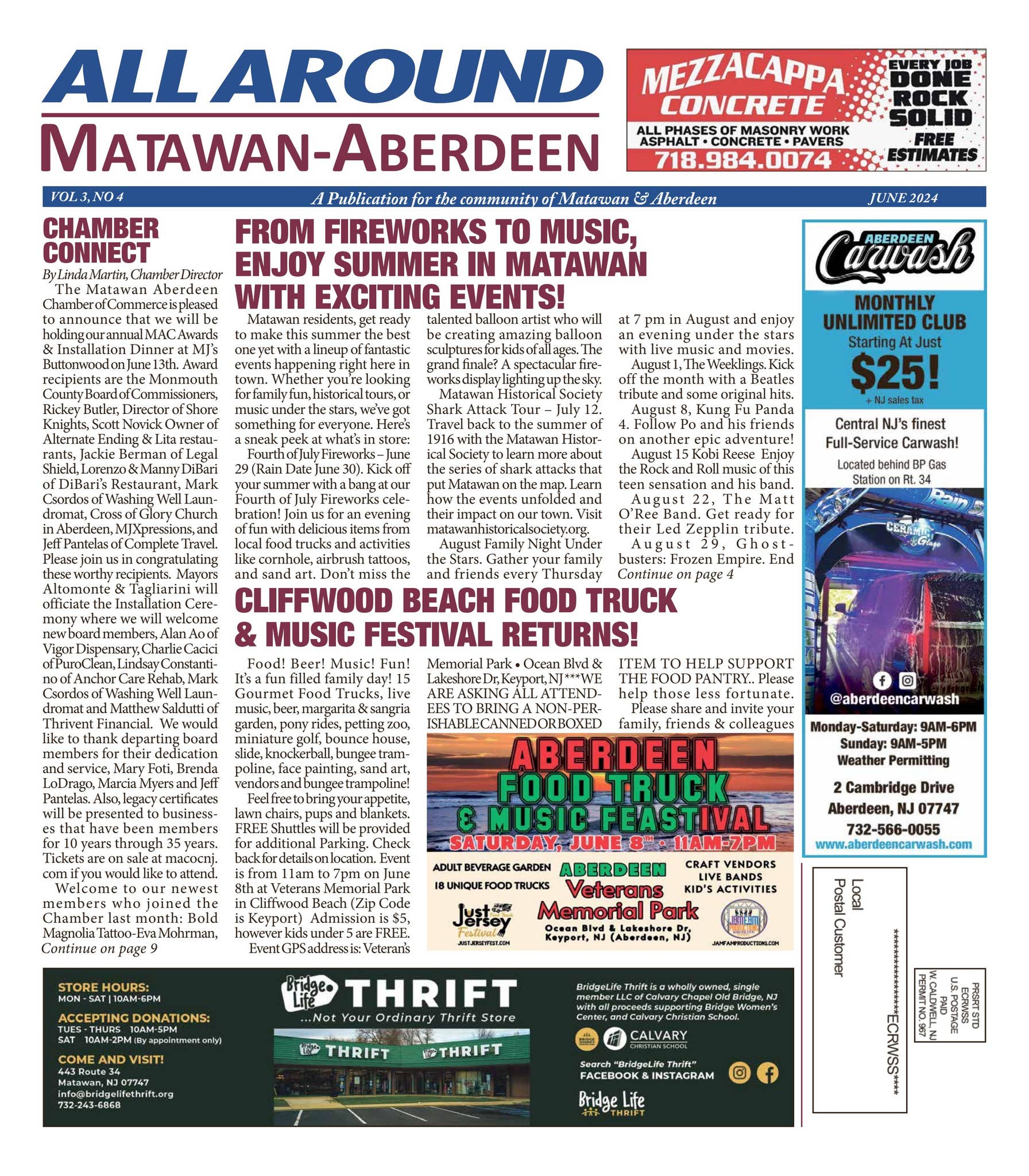 All Around Matawan Aberdeen- June 2024 by anthony-allaroundob-com - Issuu