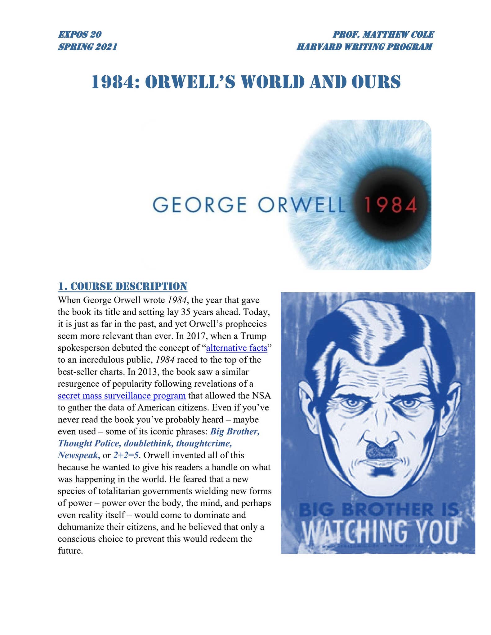 1984: Orwell's World and Ours by demandside - Issuu