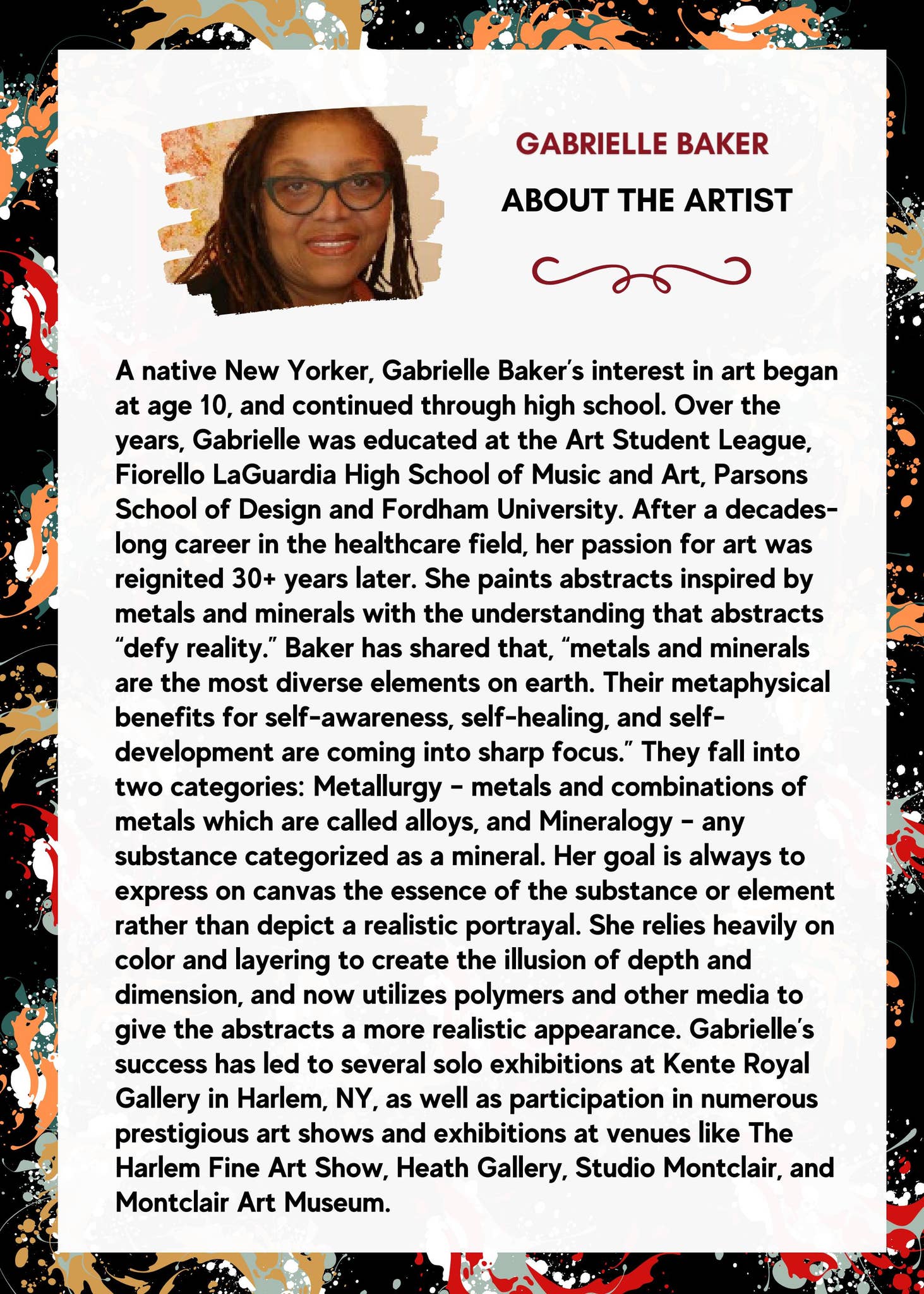 Gabrielle Baker Bio 2024 by empowerthevillage - Issuu