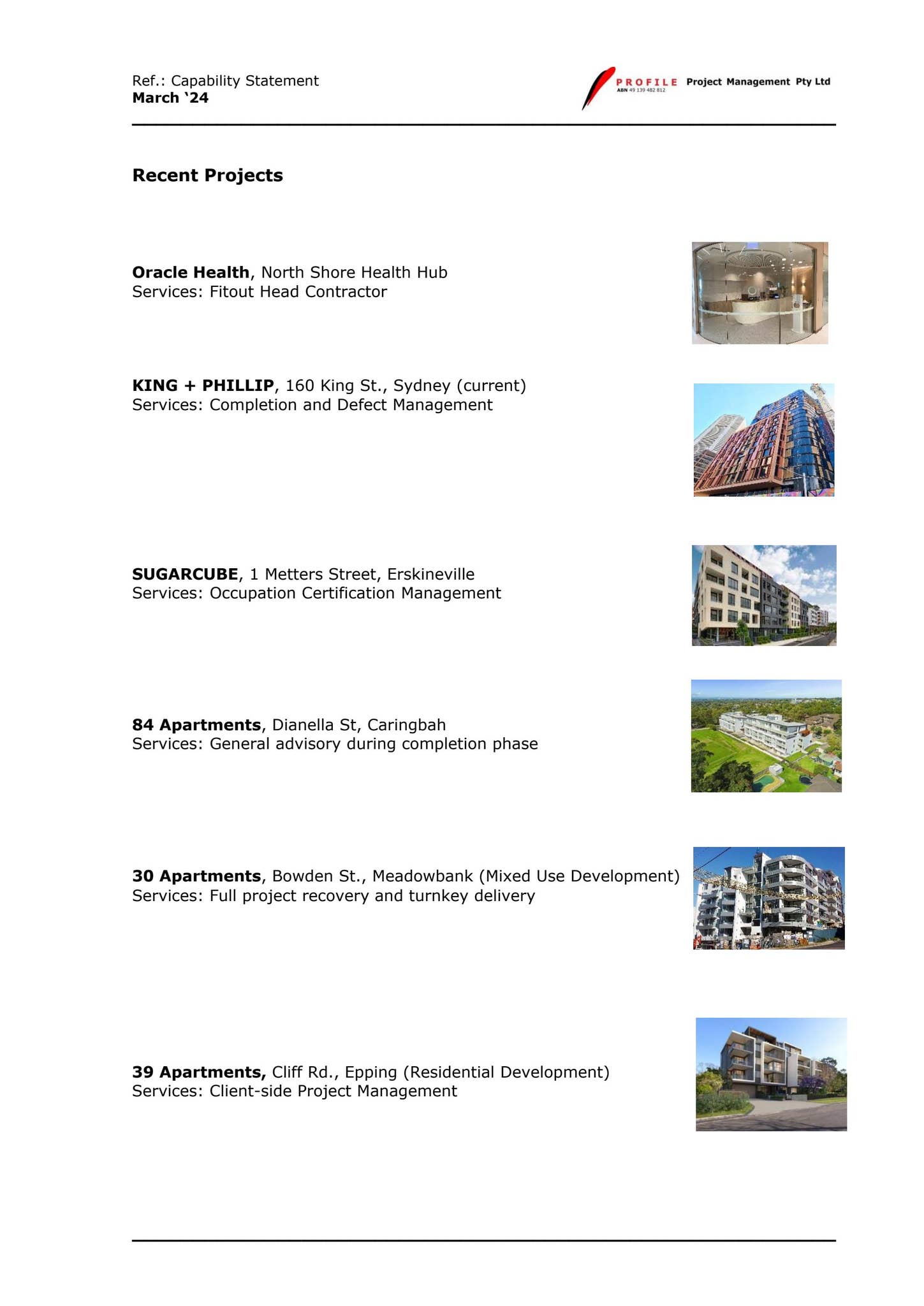 PPM Recent +Past Projects by McLachlan Partners - Issuu