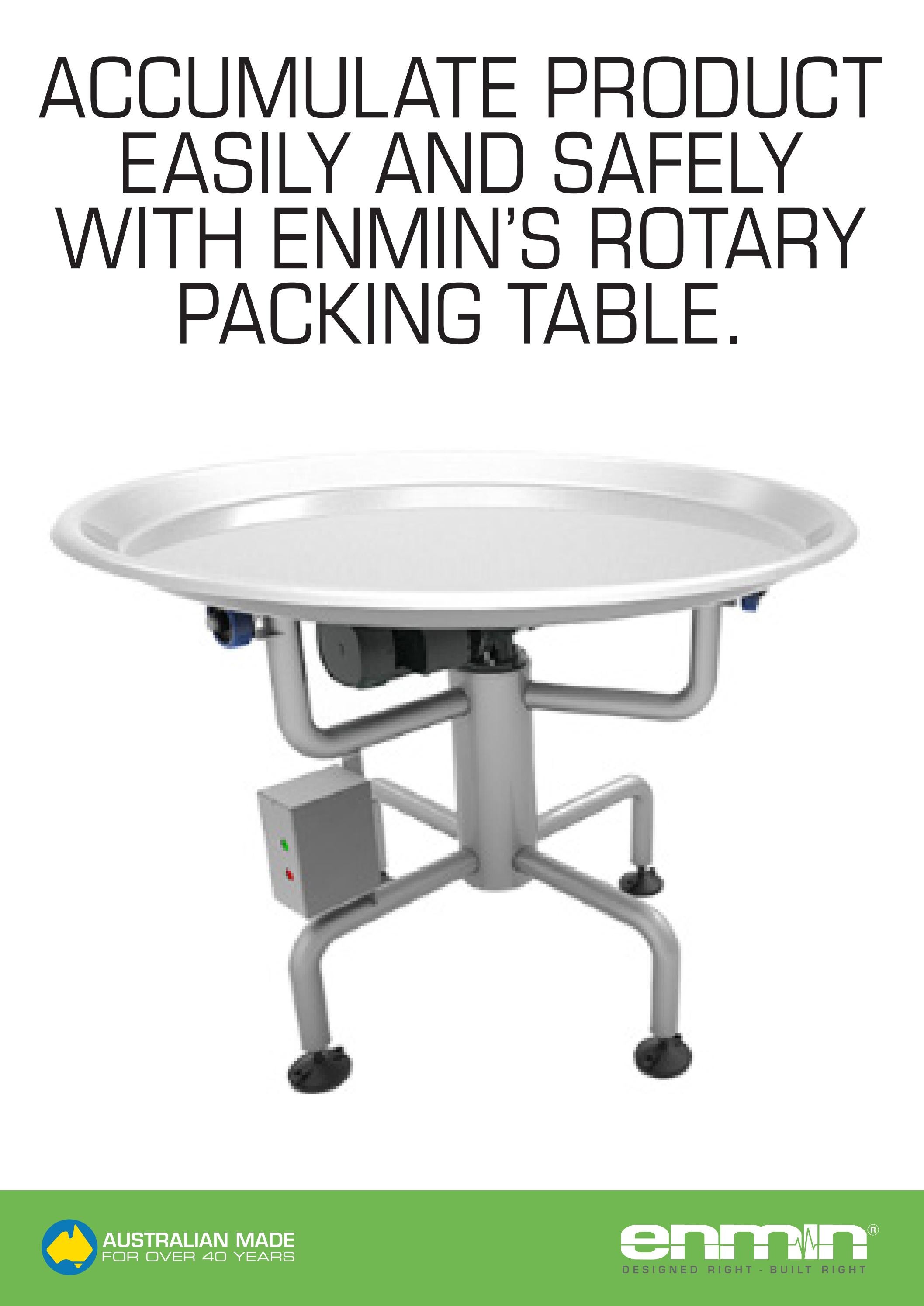 Enmin Rotary Packing Table by Enmin Vibratory Equipment - Issuu