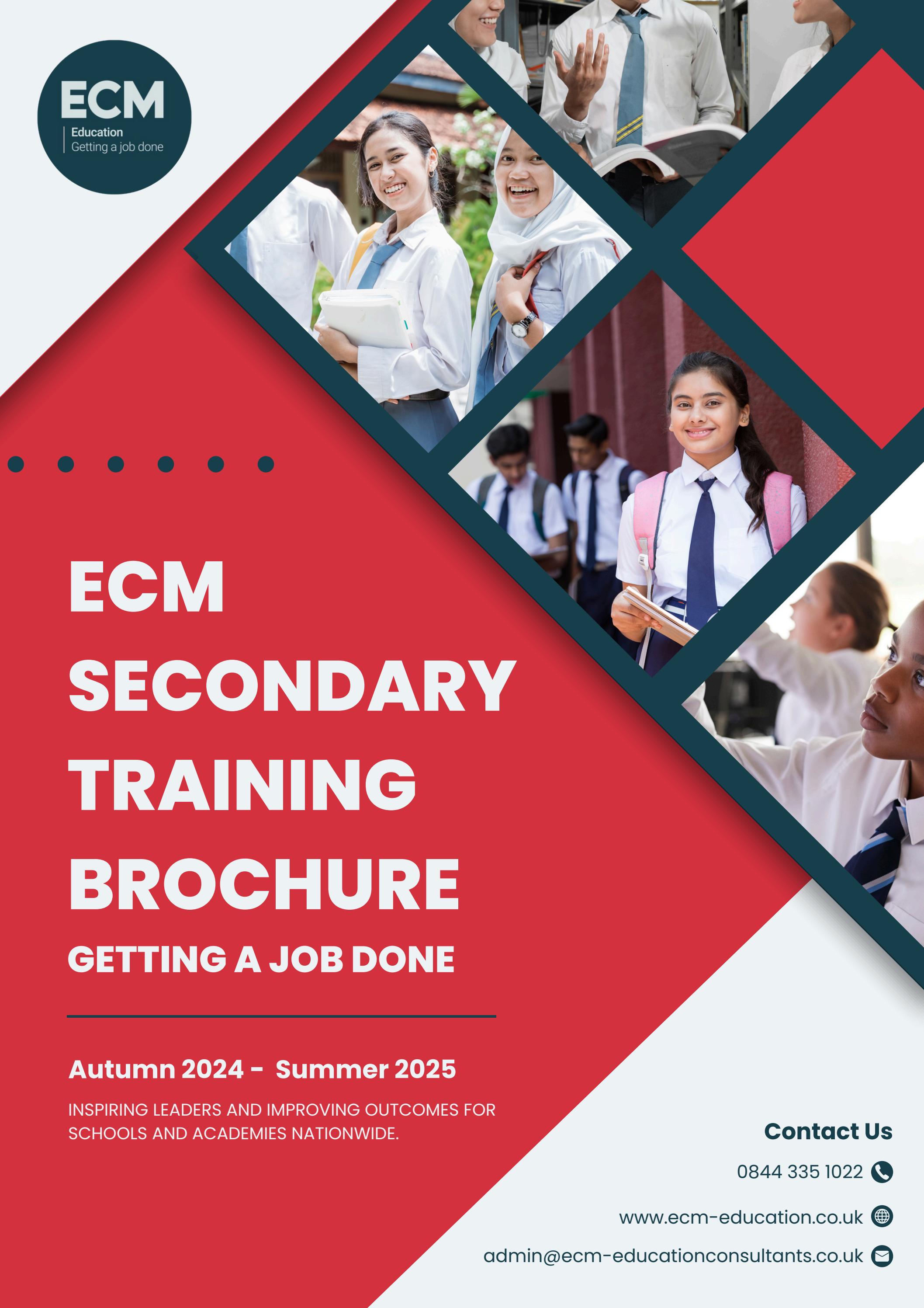 ECM Secondary Training Brochure 2024-25 by ECM Education Ltd. - Issuu