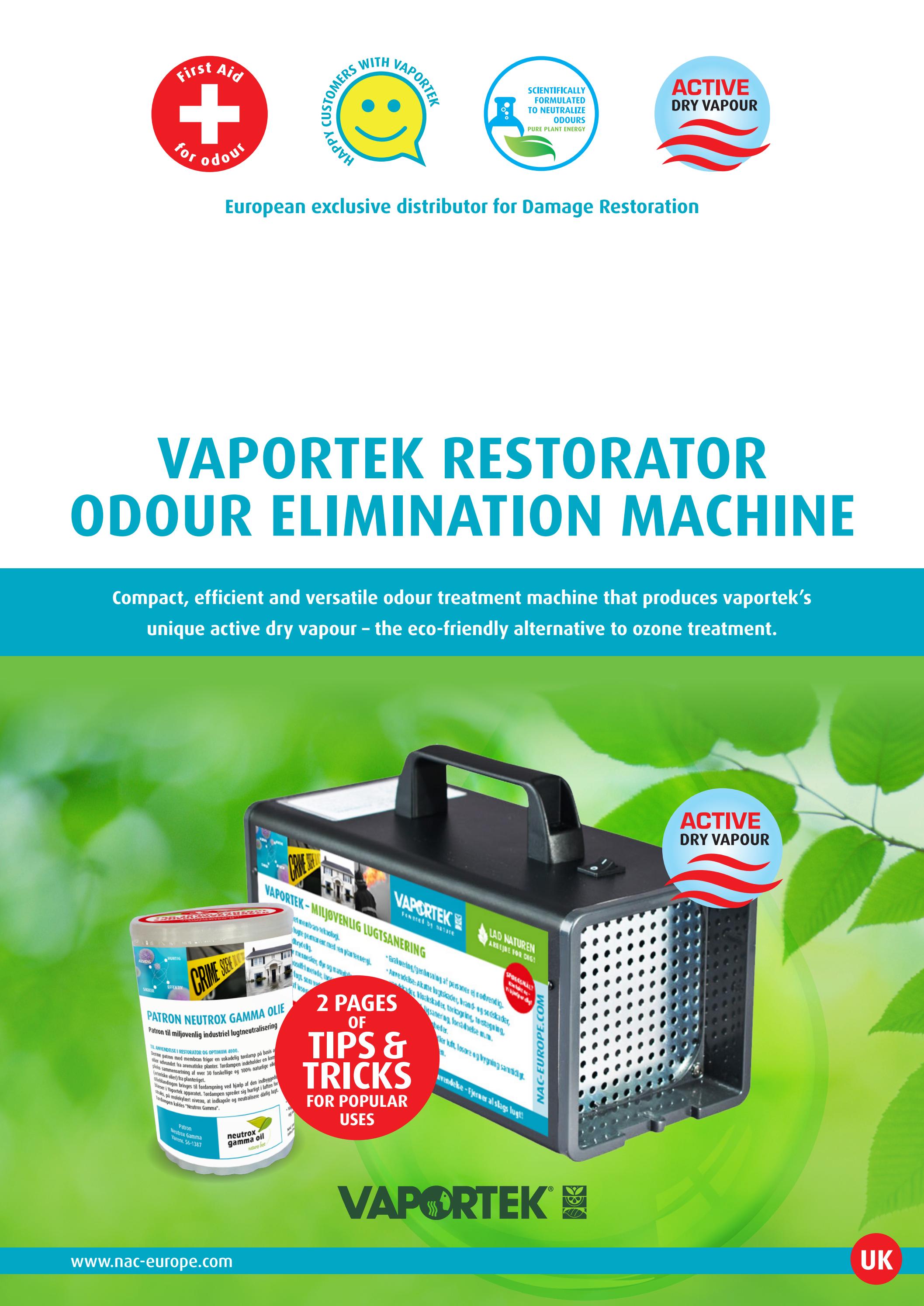 Vaportek Restorator -UK by NAC Europe - Issuu