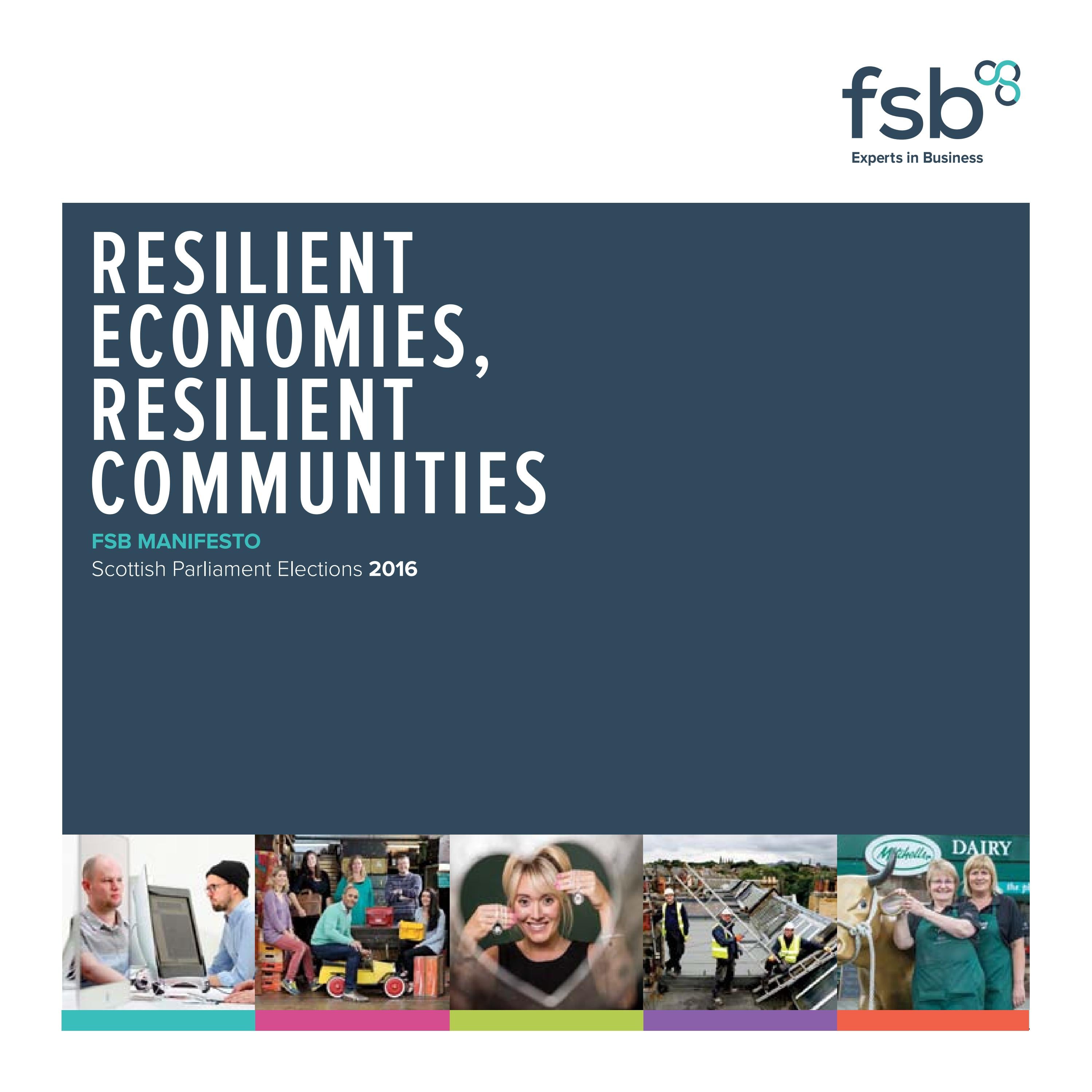 FSB Manifesto 2016 Scottish Parliament Elections by Federation of Small ...