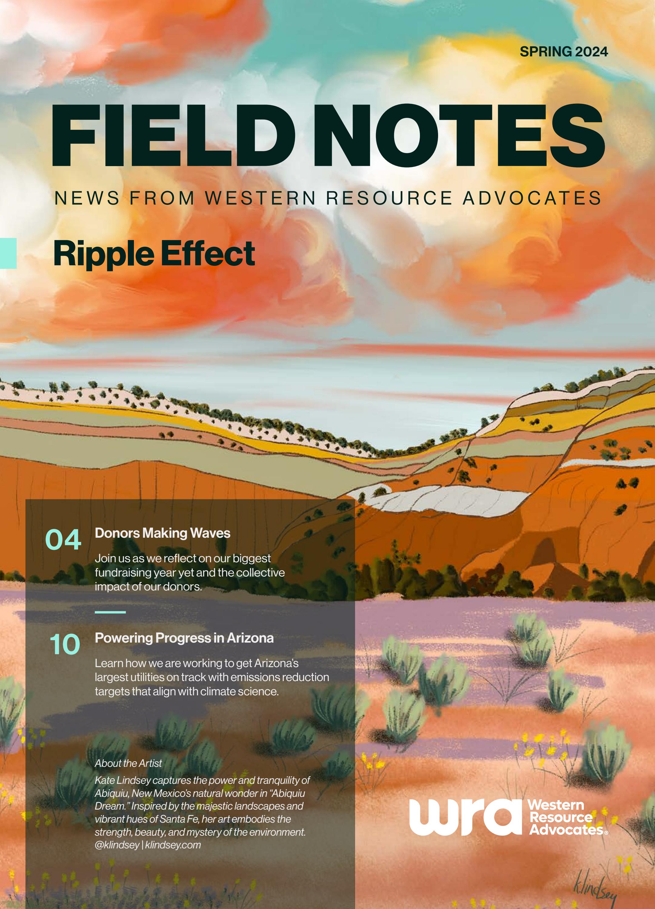 Field Notes Spring 2024 By Western Resource Advocates Issuu