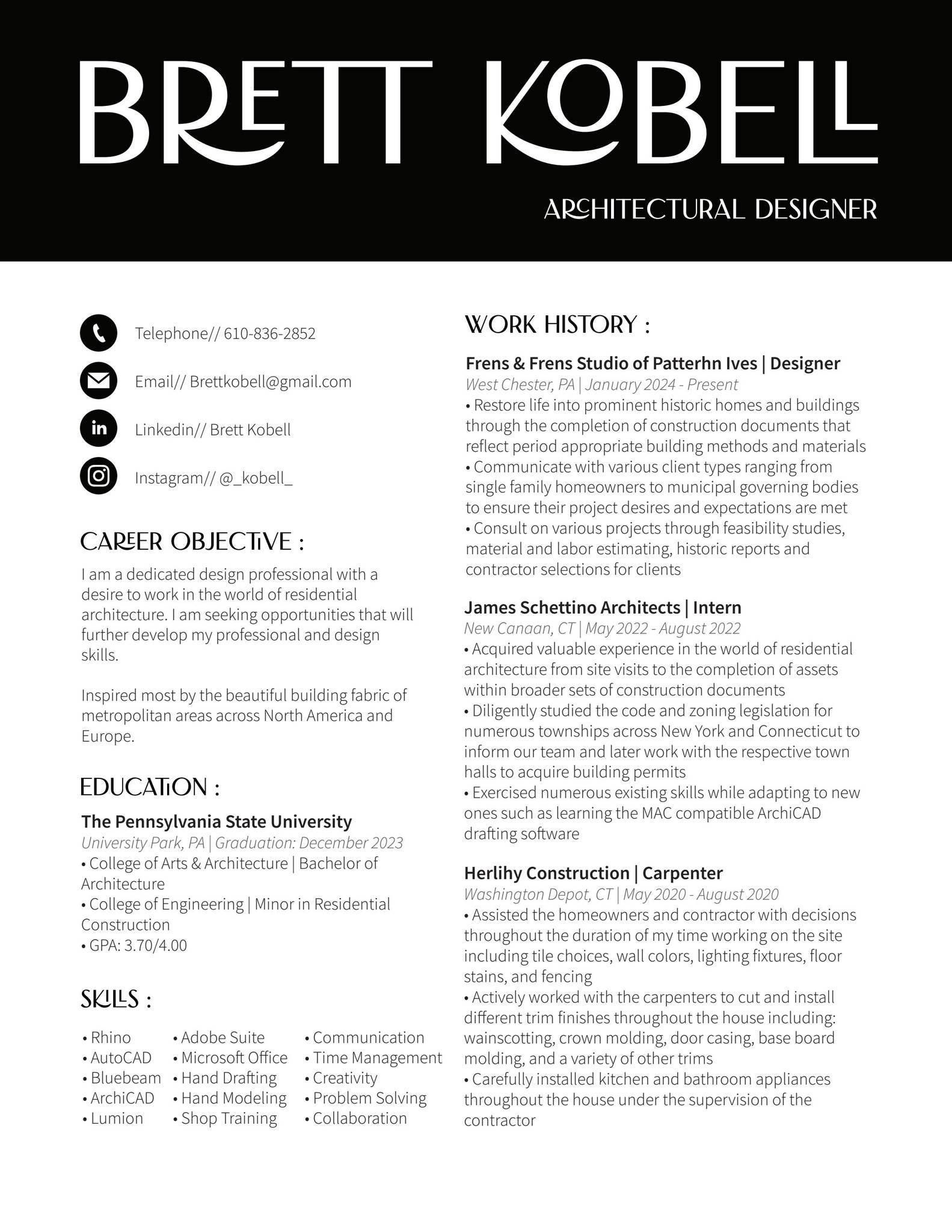 Brett Kobell Resume by brettkobell - Issuu