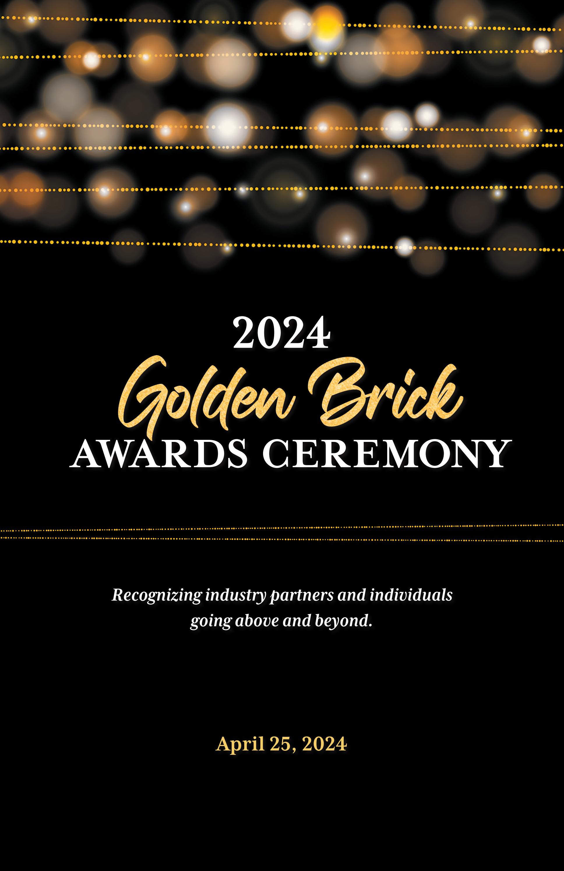 2024 Golden Brick Awards by blackhawktech - Issuu