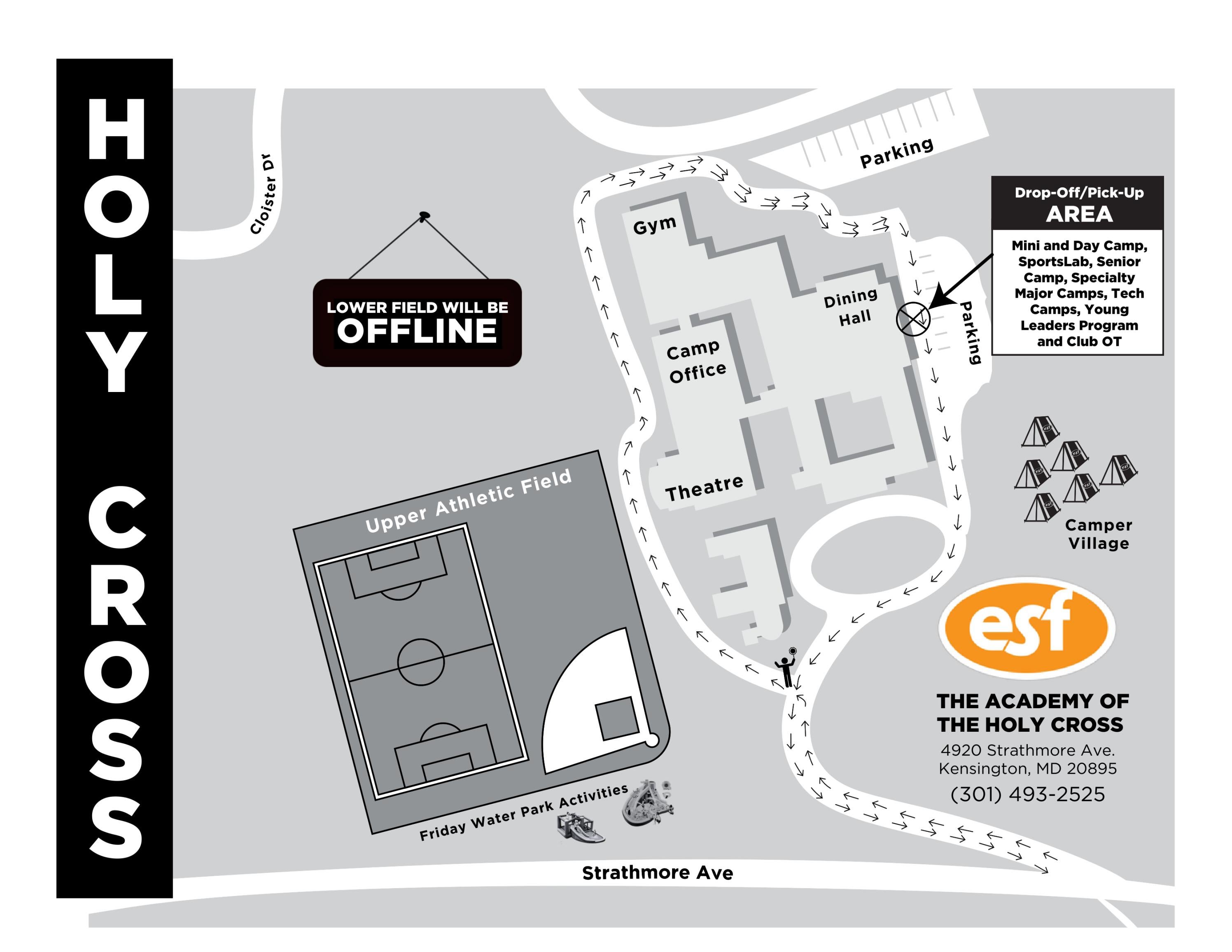ESF Camps - Academy of the Holy Cross - Camp Map 2024 by ESF - Issuu