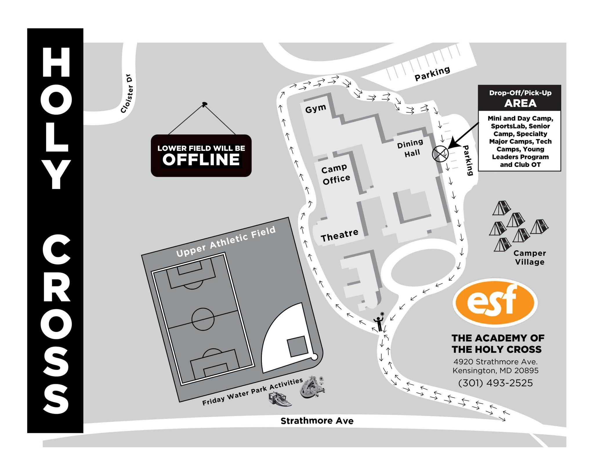 ESF Camps - Academy of the Holy Cross - Camp Map 2024 by ESF - Issuu