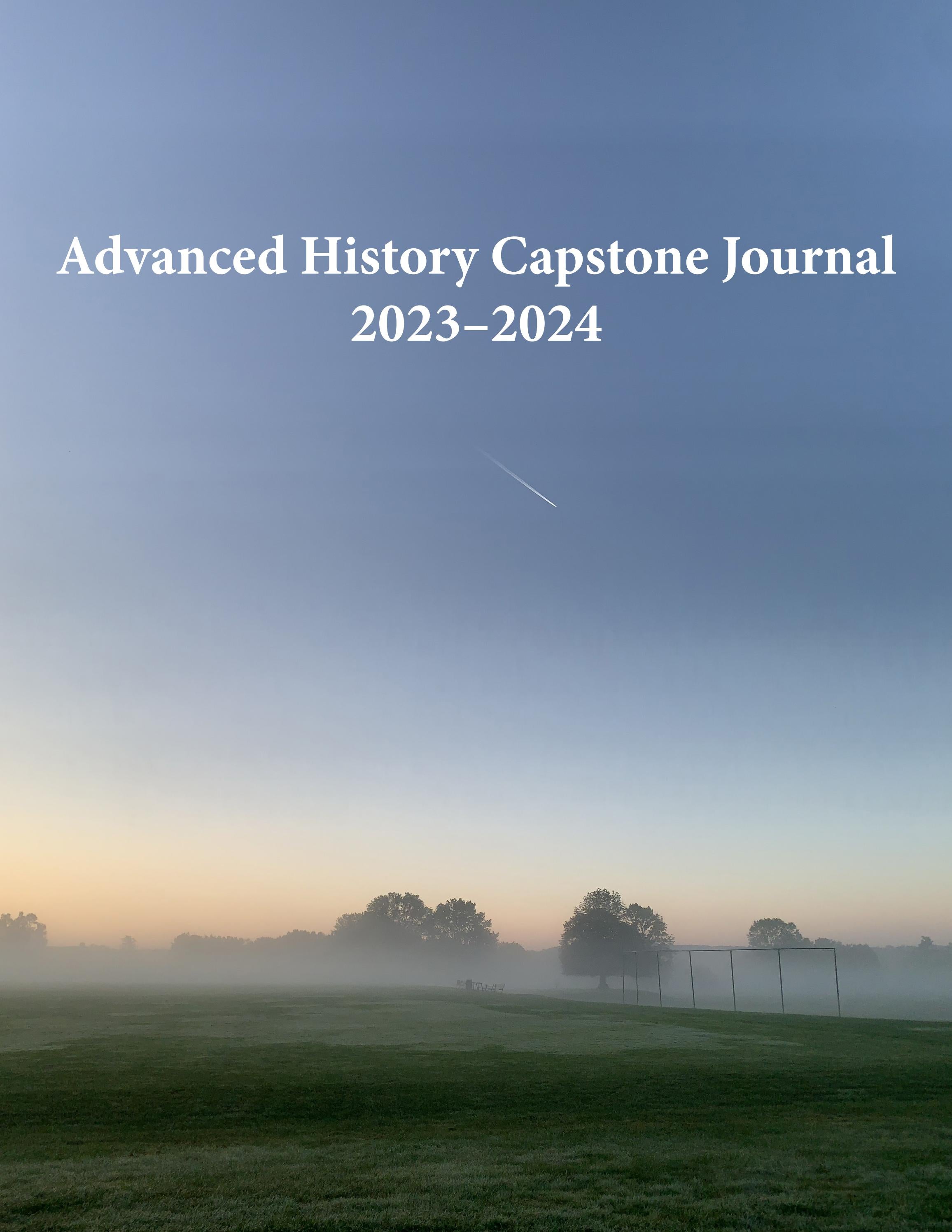 Brooks School Advanced History Capstone Journal 2023-2024 by Brooks ...