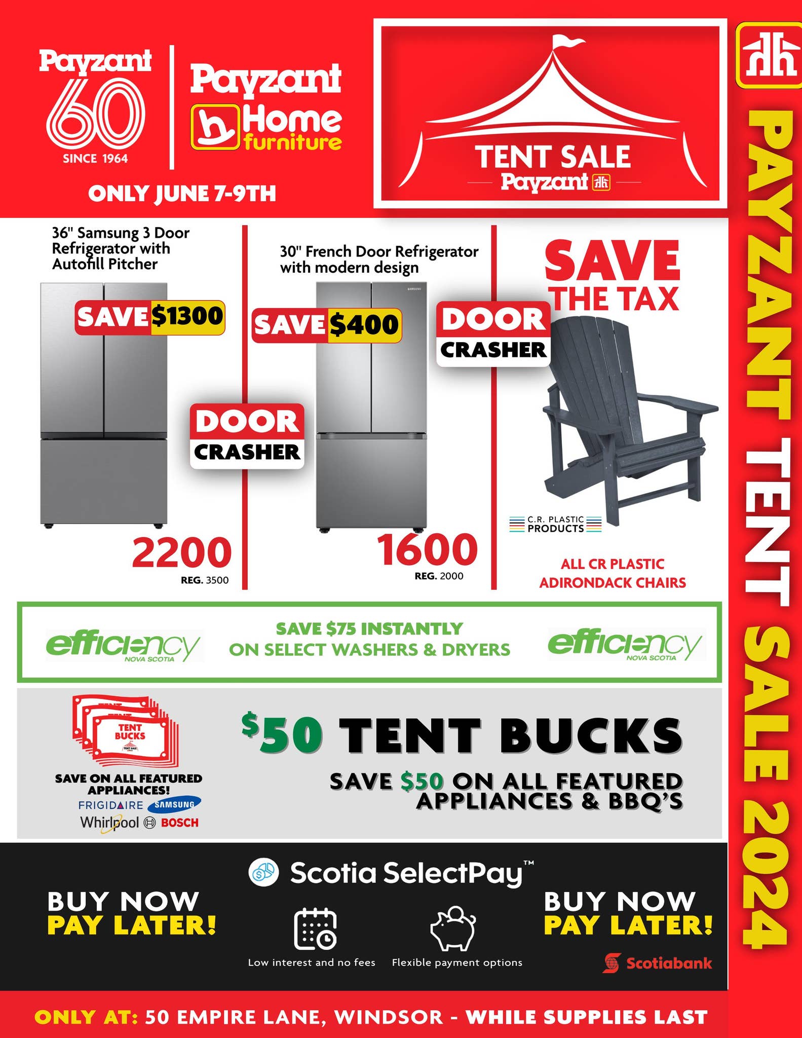 Windsor Tent Sale Flyer 2024 by PayzantHomeHardware - Issuu
