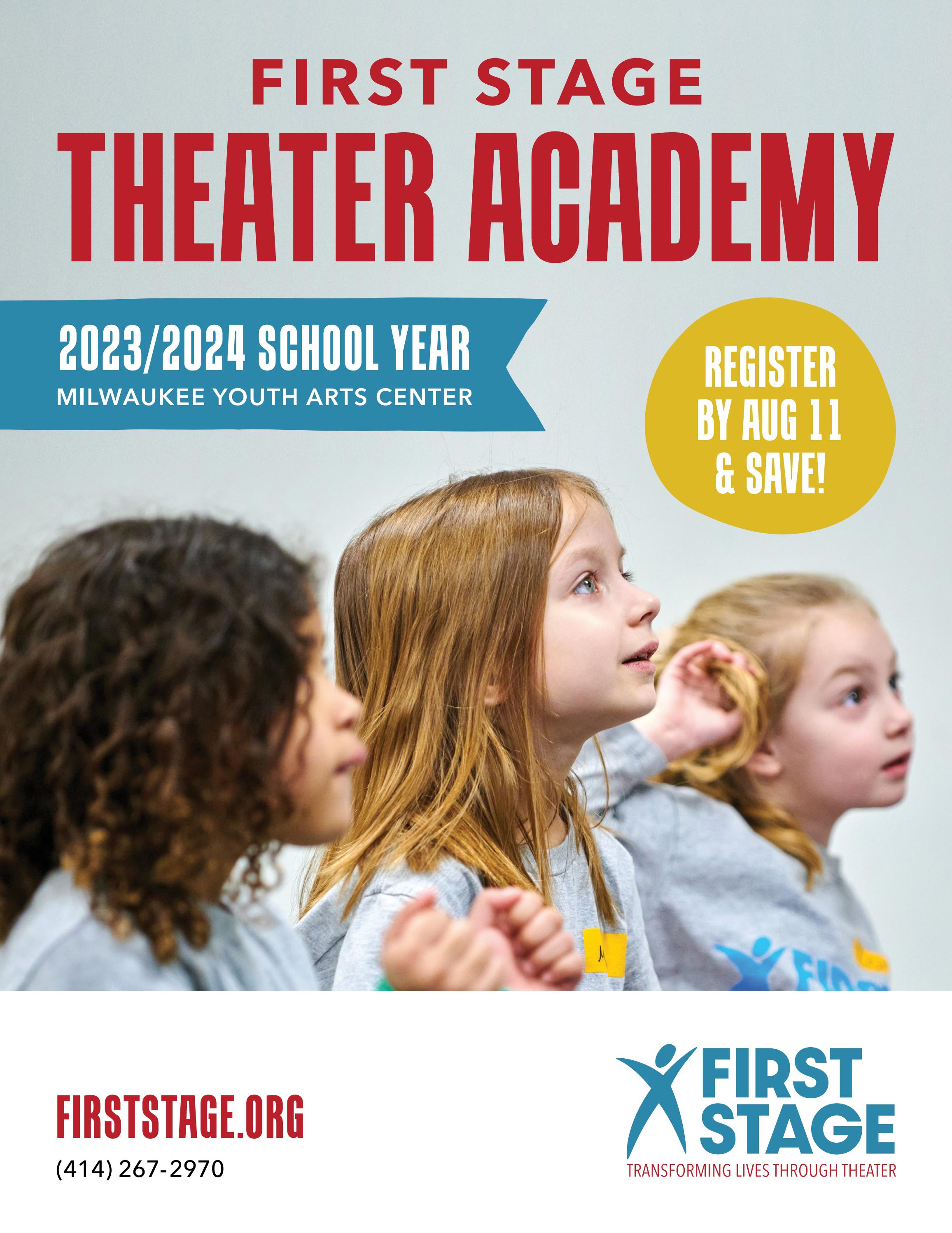 23/24 School Year Theater Academy Brochure by First Stage - Issuu