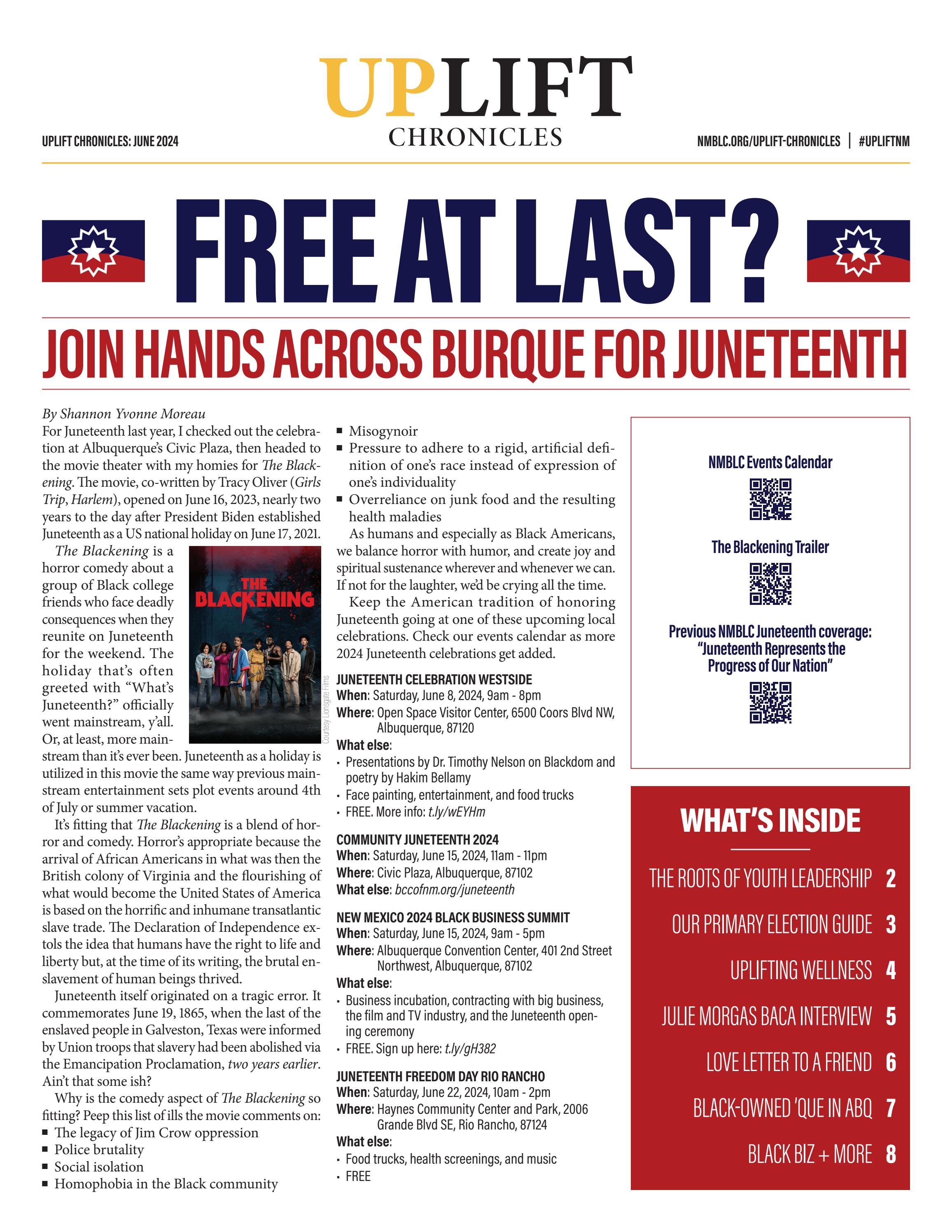 UpLift Chronicles June 2024 v3i4 by NMBlackLeadership - Issuu