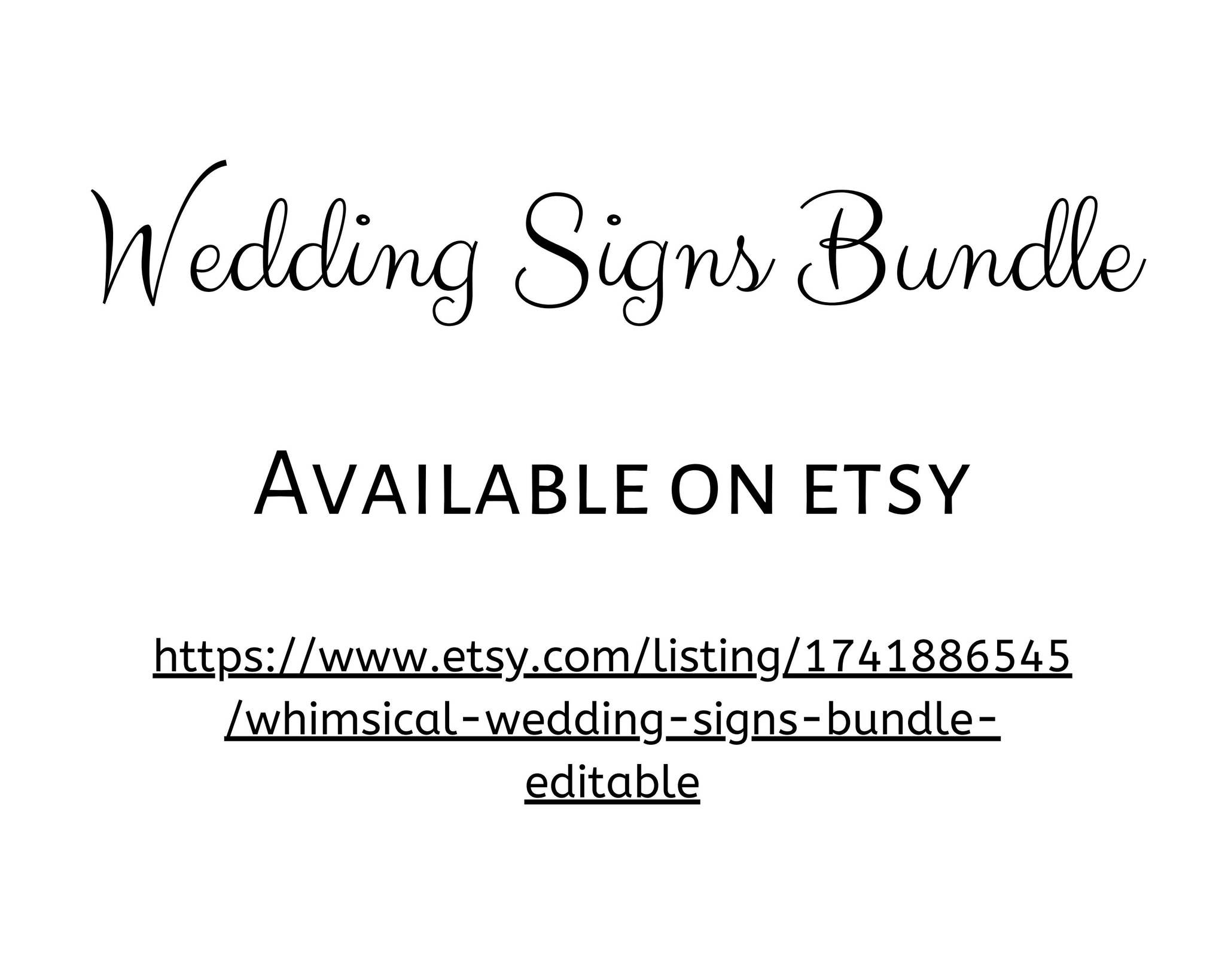 Wedding Signs Bundle by Brandi - Issuu