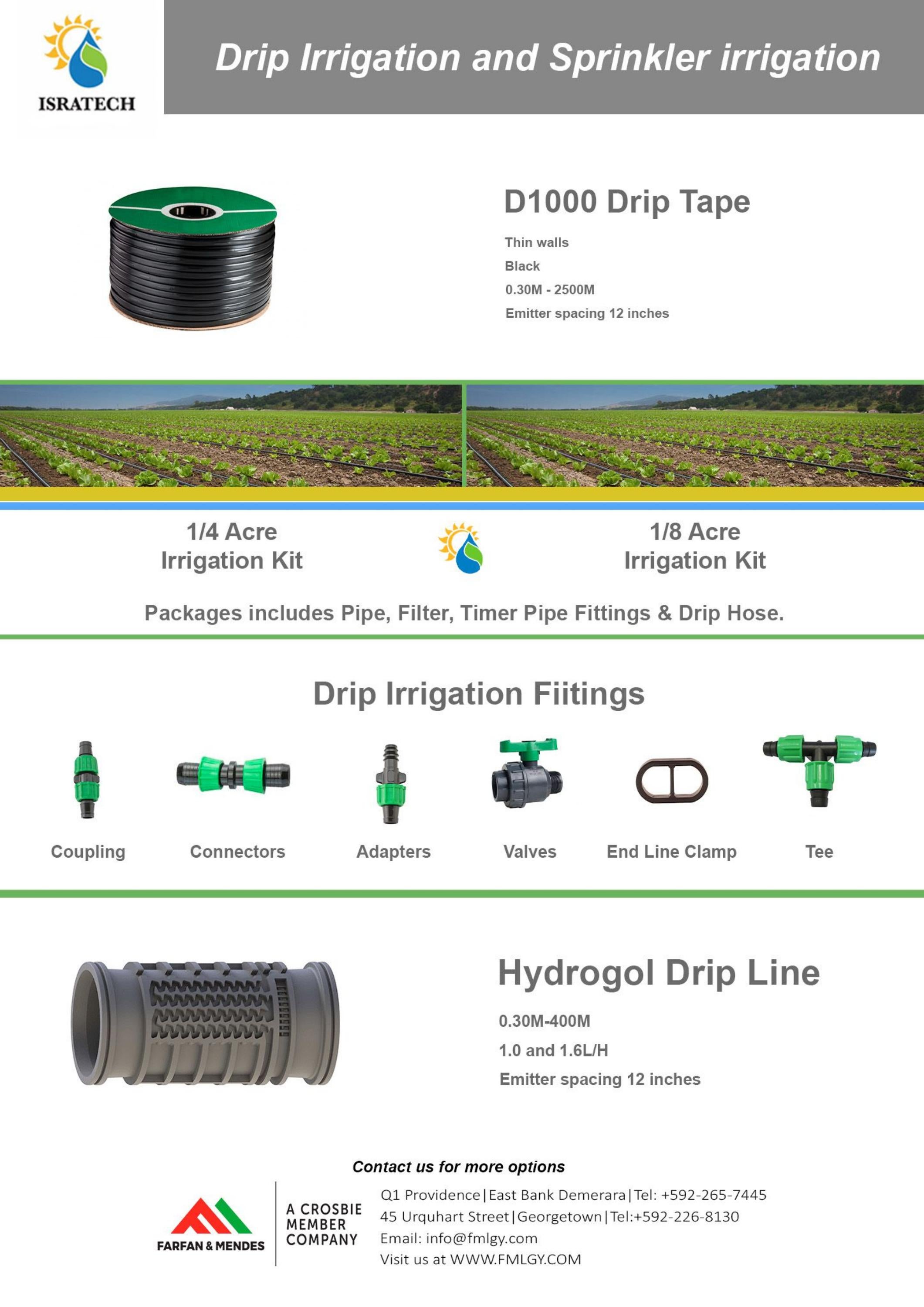 Drip Irrigation & Sprinkler Irrigation Product Catalog by Farfan and ...