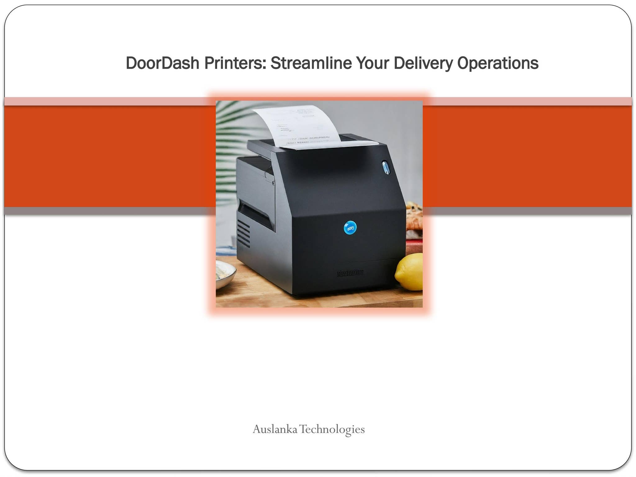 doordash printer for sale by dilanka fernando - Issuu