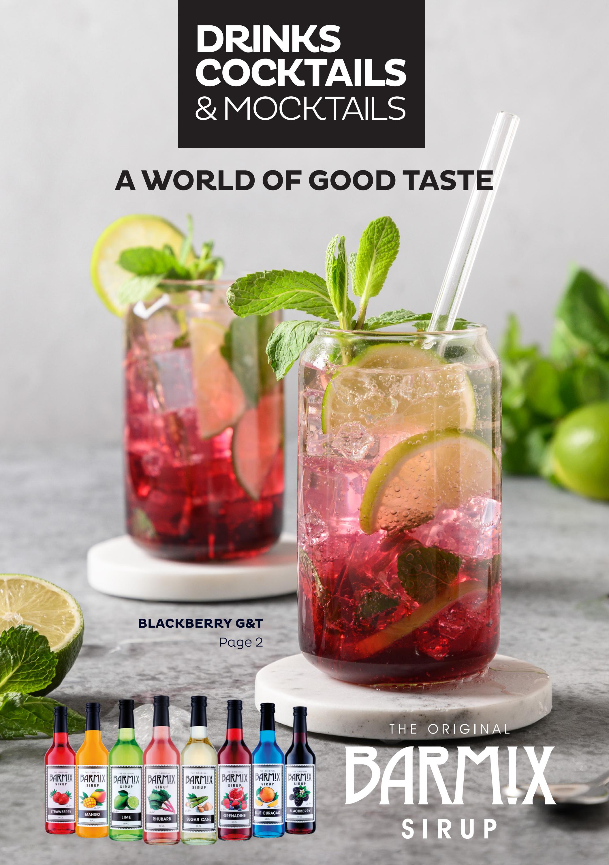 BARMIX - Drinks, cocktails and mocktails brochure by Spritfabrikken ...