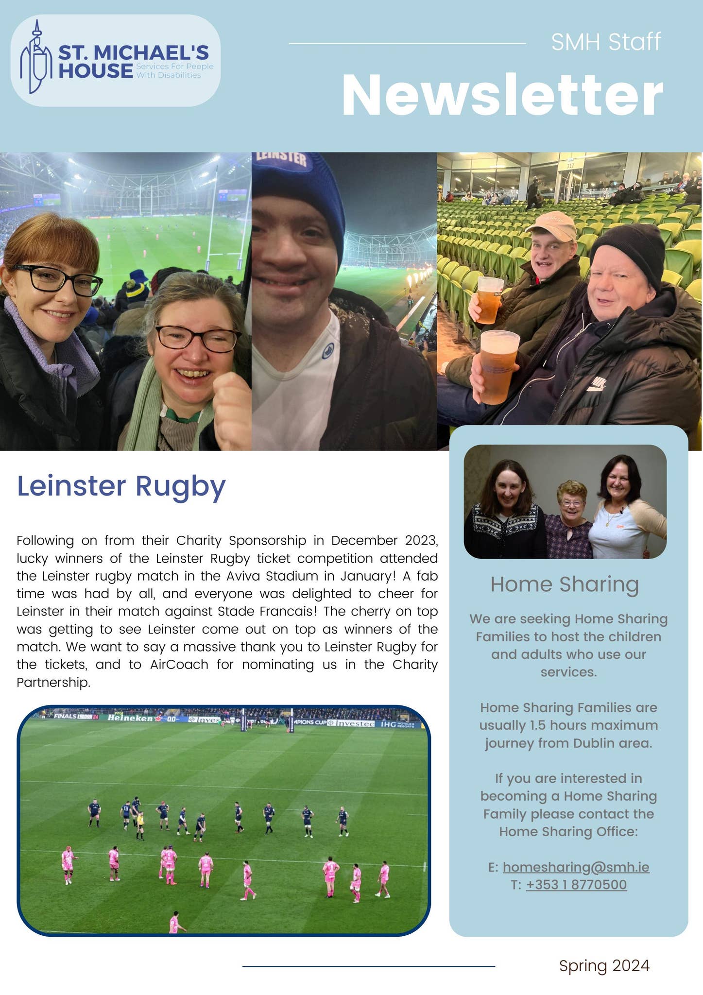 SMH Staff Newsletter - Spring 2024 by StMichaelsHouse - Issuu