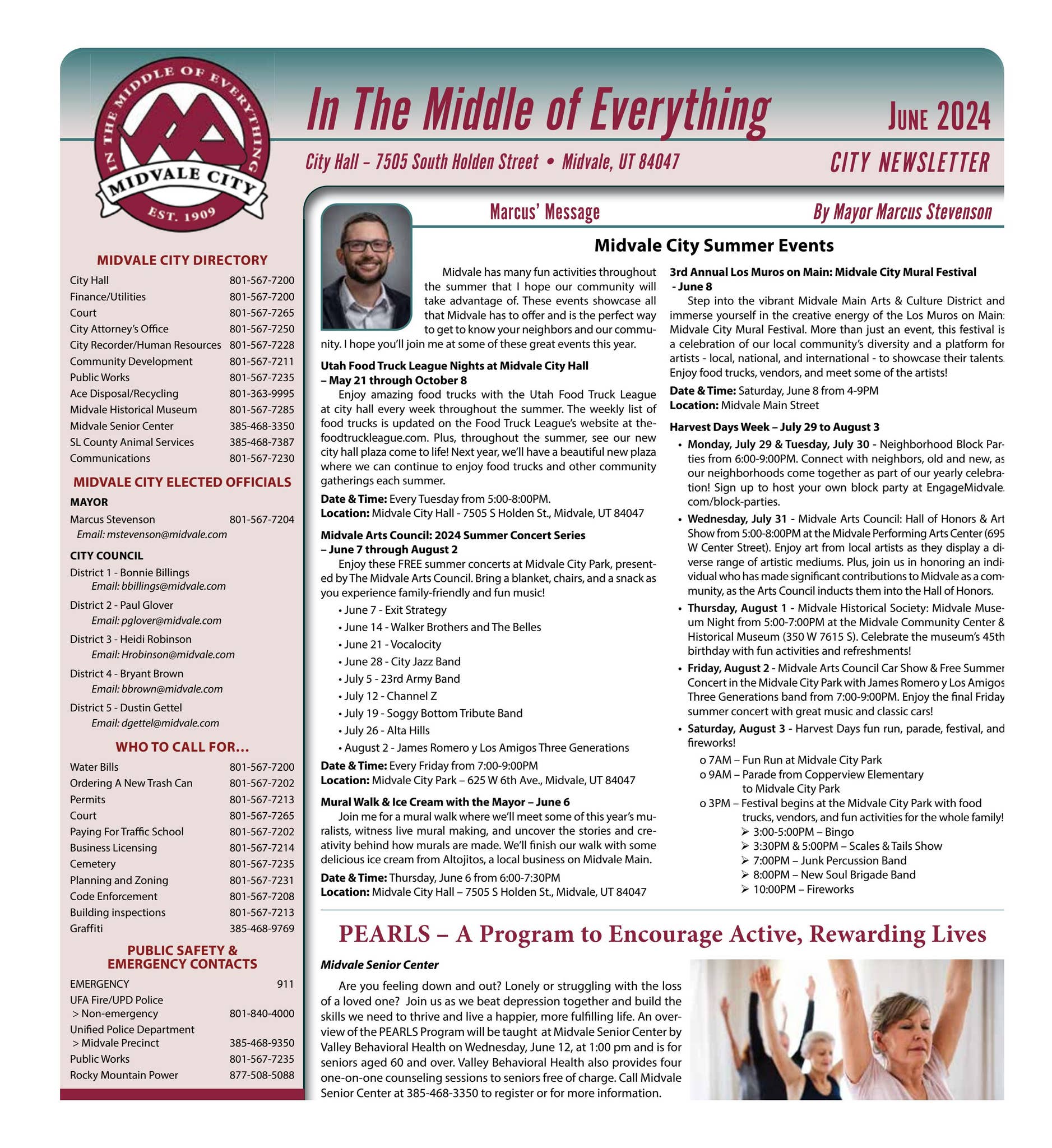 Midvale City Newsletter | June 2024 by The City Journals - Issuu