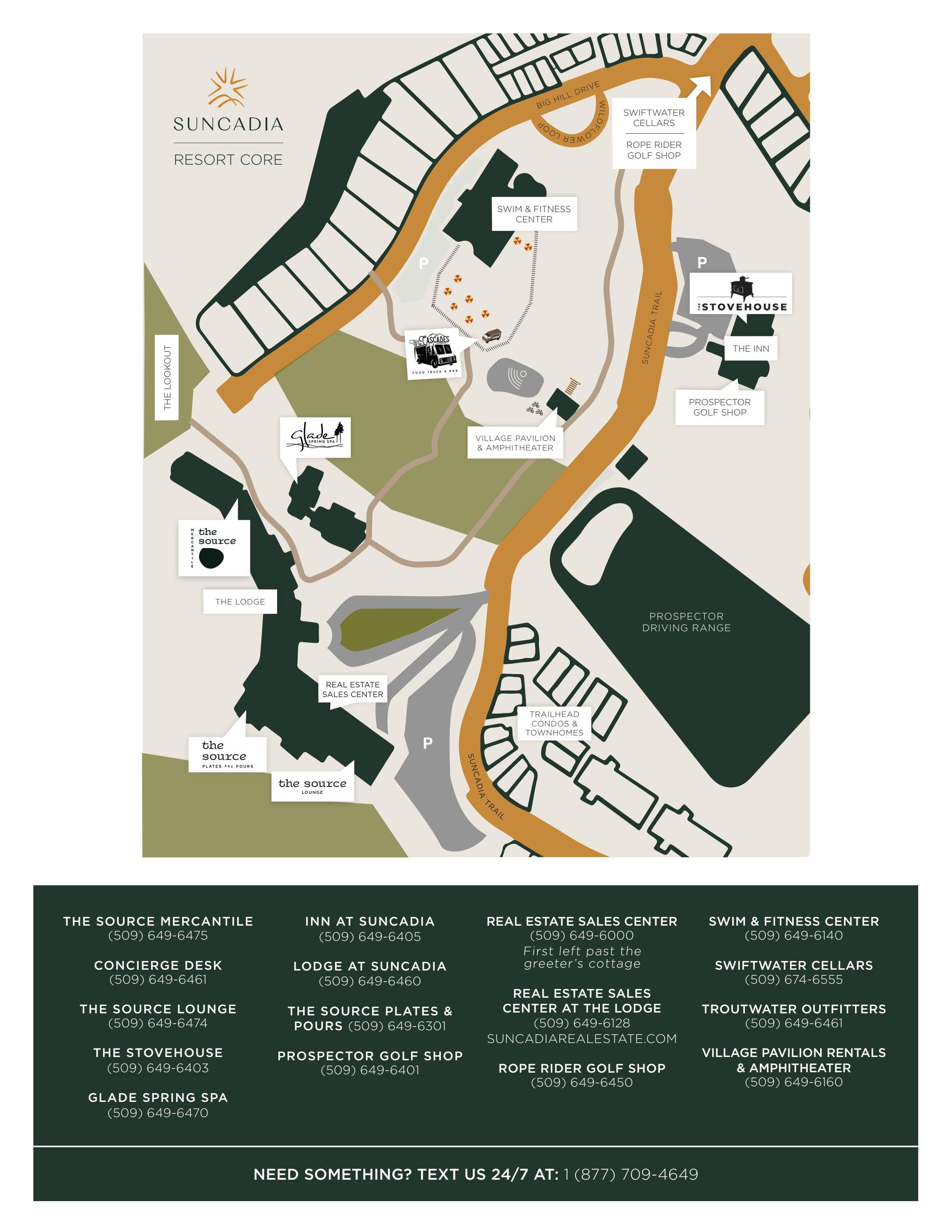 Suncadia Core Map by Suncadia Resort - Issuu