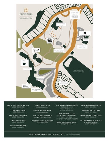 Suncadia Core Map by Suncadia Resort - Issuu