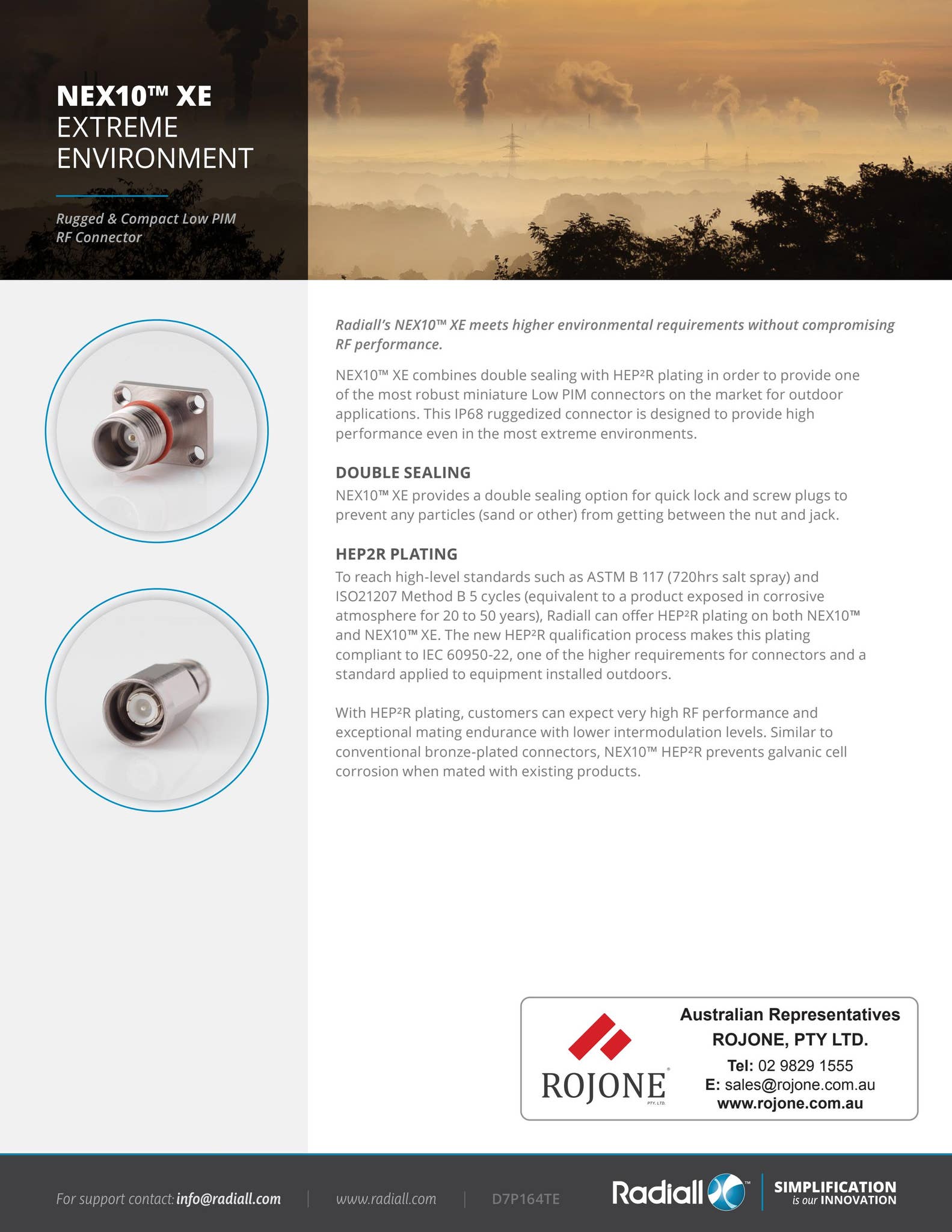 Radiall NEX10 XE Connectors Handout by Rojone Pty Ltd - Issuu