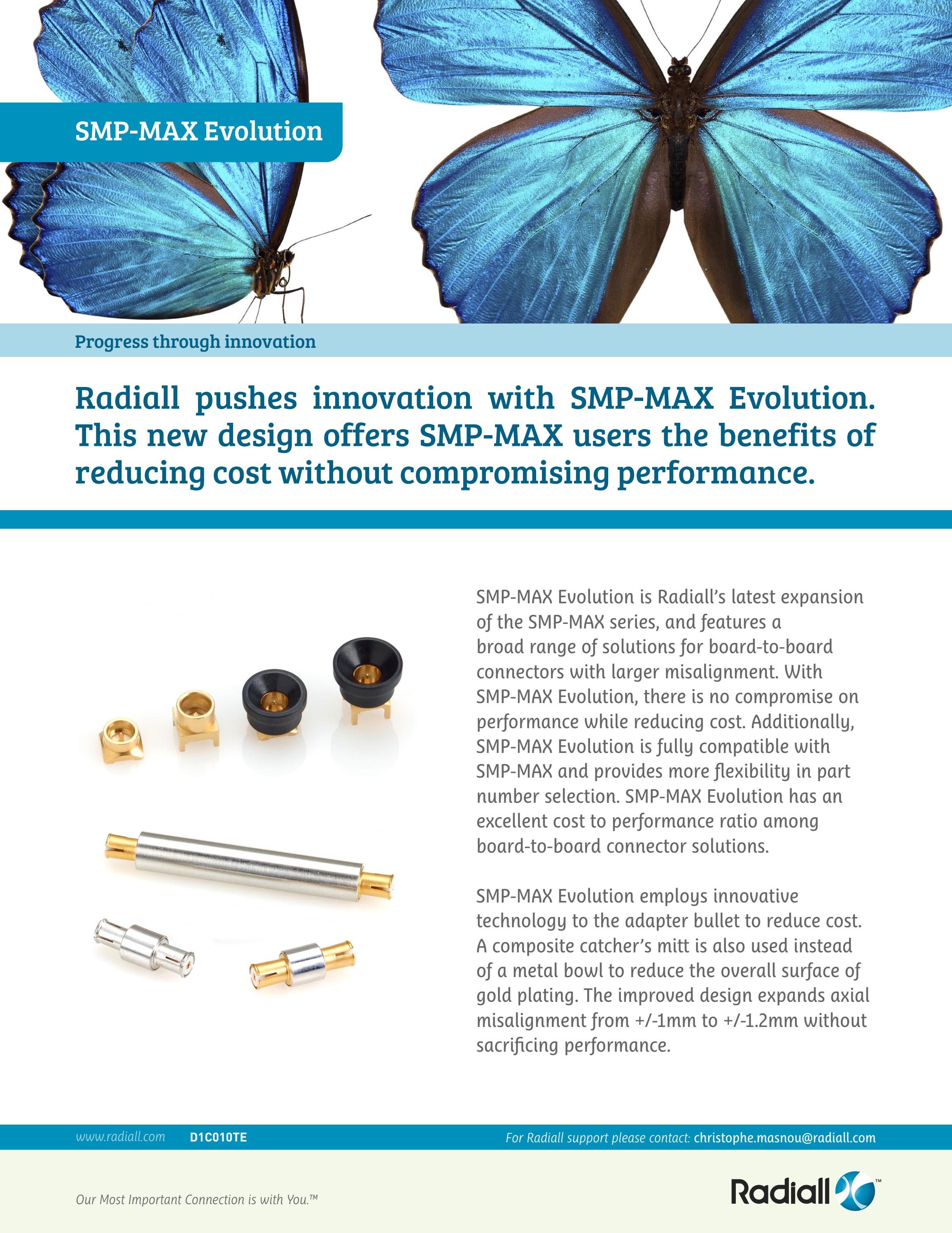 Radiall SMP-MAX Evolution Connectors Handout by Rojone Pty Ltd - Issuu
