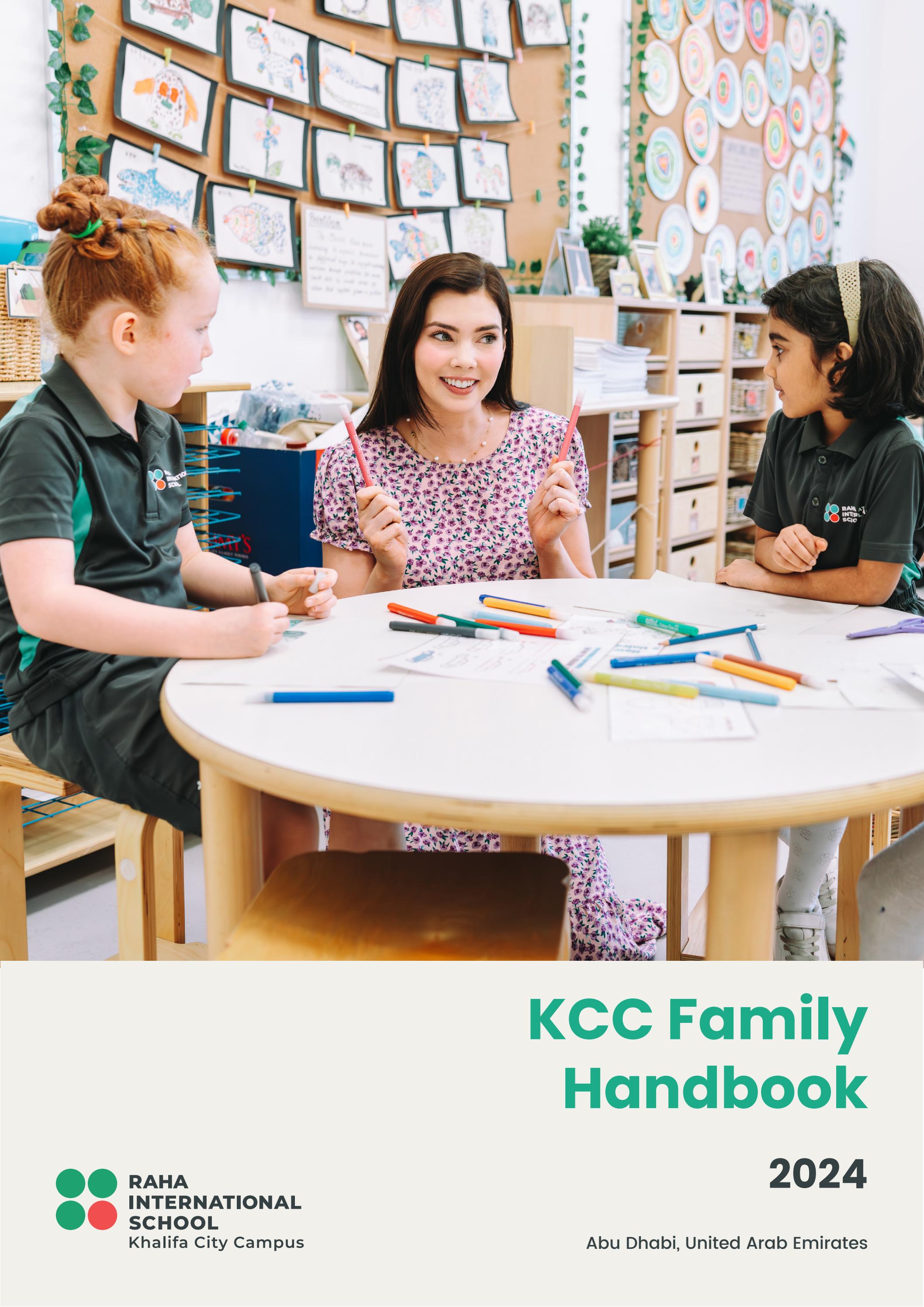 KCC Family Handbook 2024 by Raha International School - Issuu