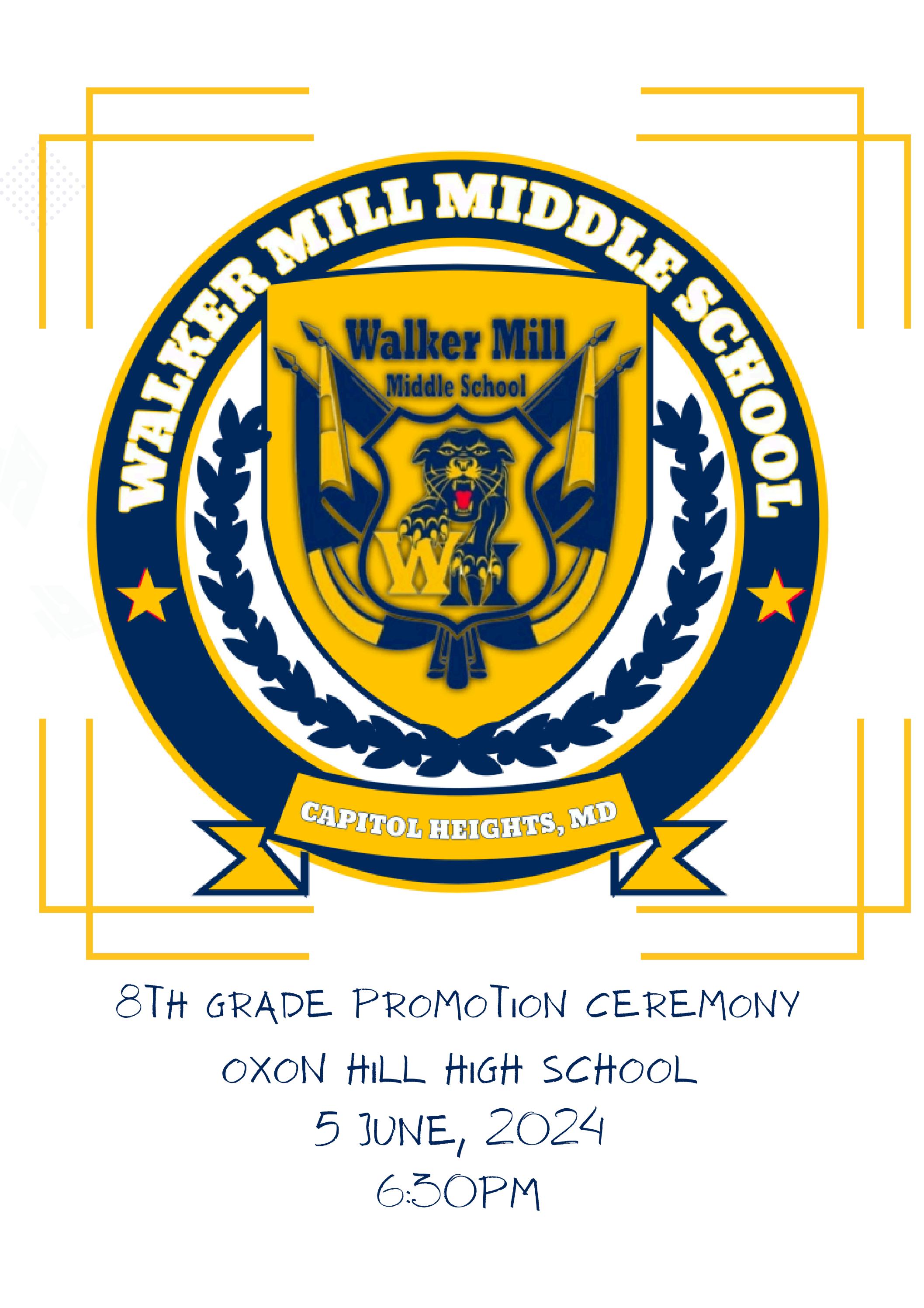 Class of 2024 Promotion Program (Booklet) by Ms. Dowling Walker Mill ...
