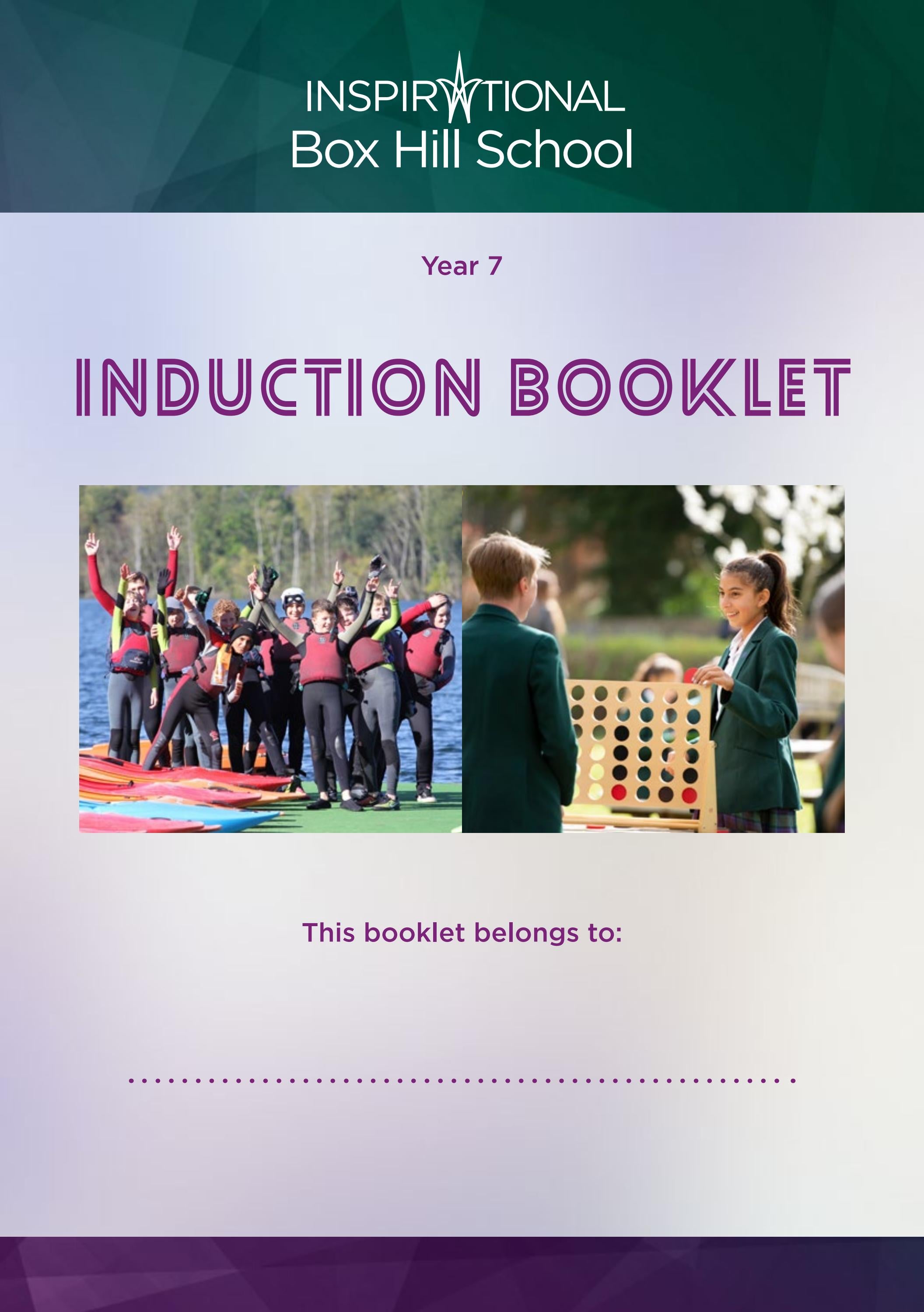 Year 7 Induction Booklet 2024 by Box Hill School - Issuu