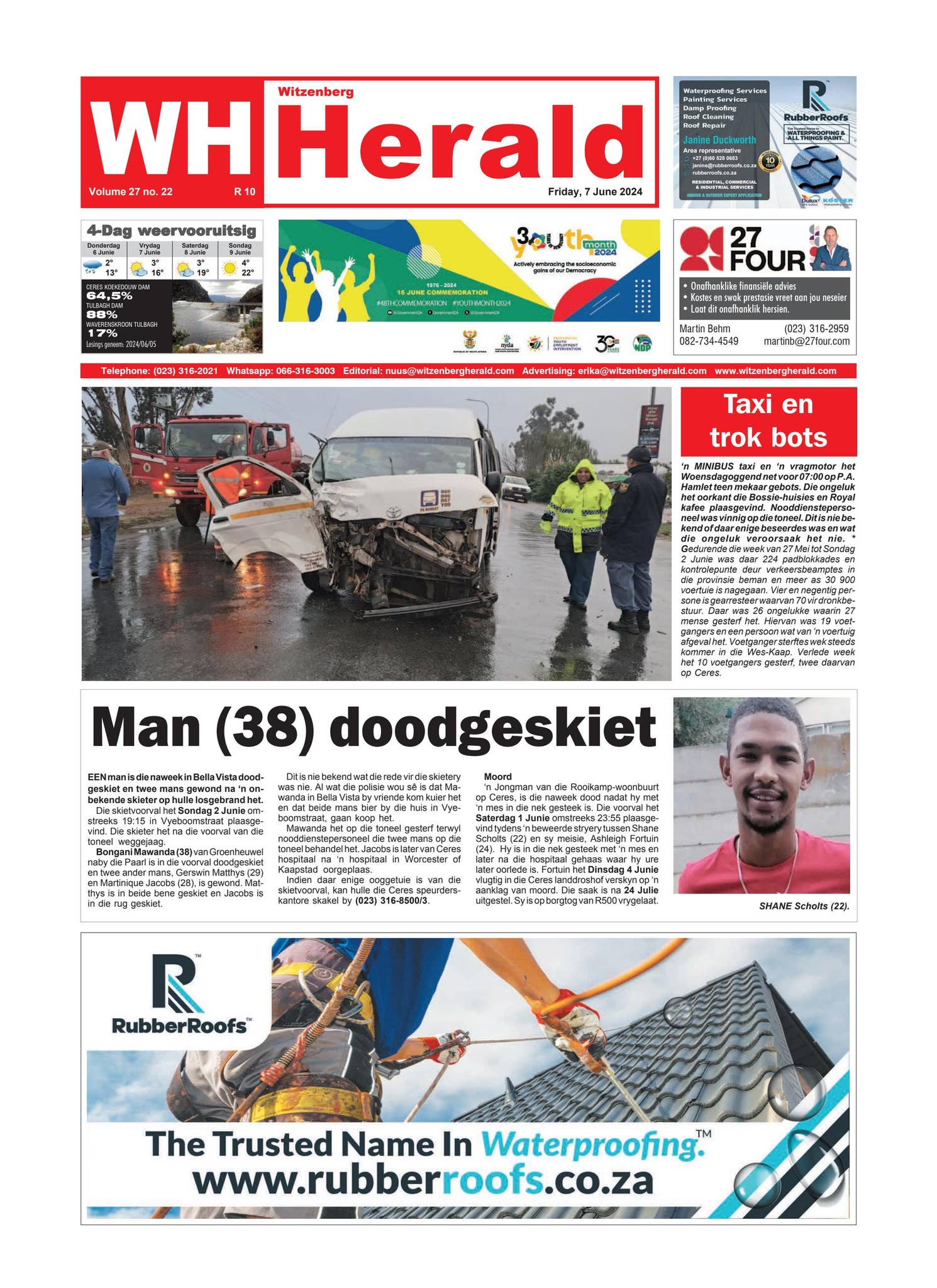 Witzenberg Herald Vol.27 no.22 (Online Weergawe) by Witzenberg Herald - Issuu