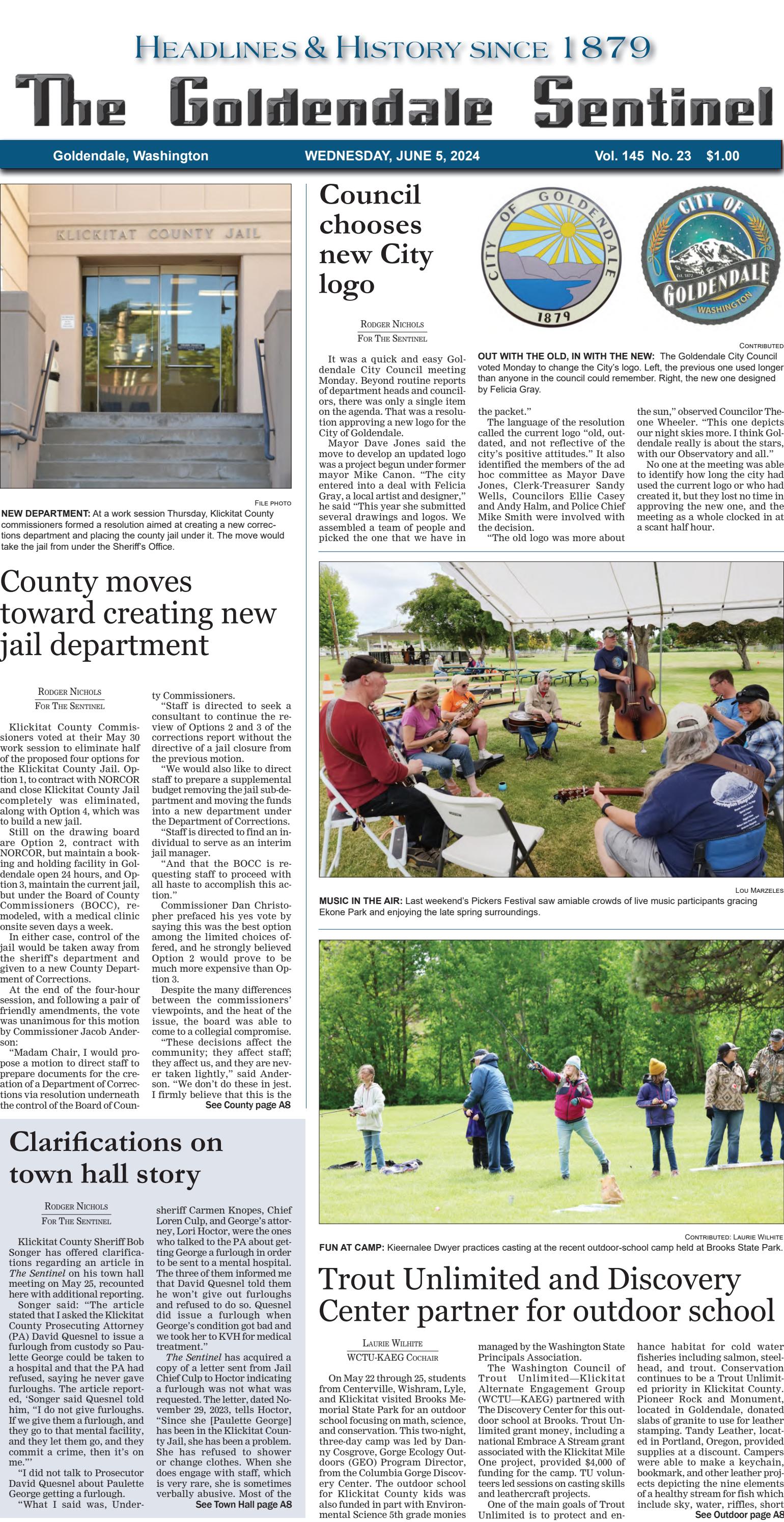 Goldendale Sentinel June 5, 2024 by Goldendale Sentinel - Issuu