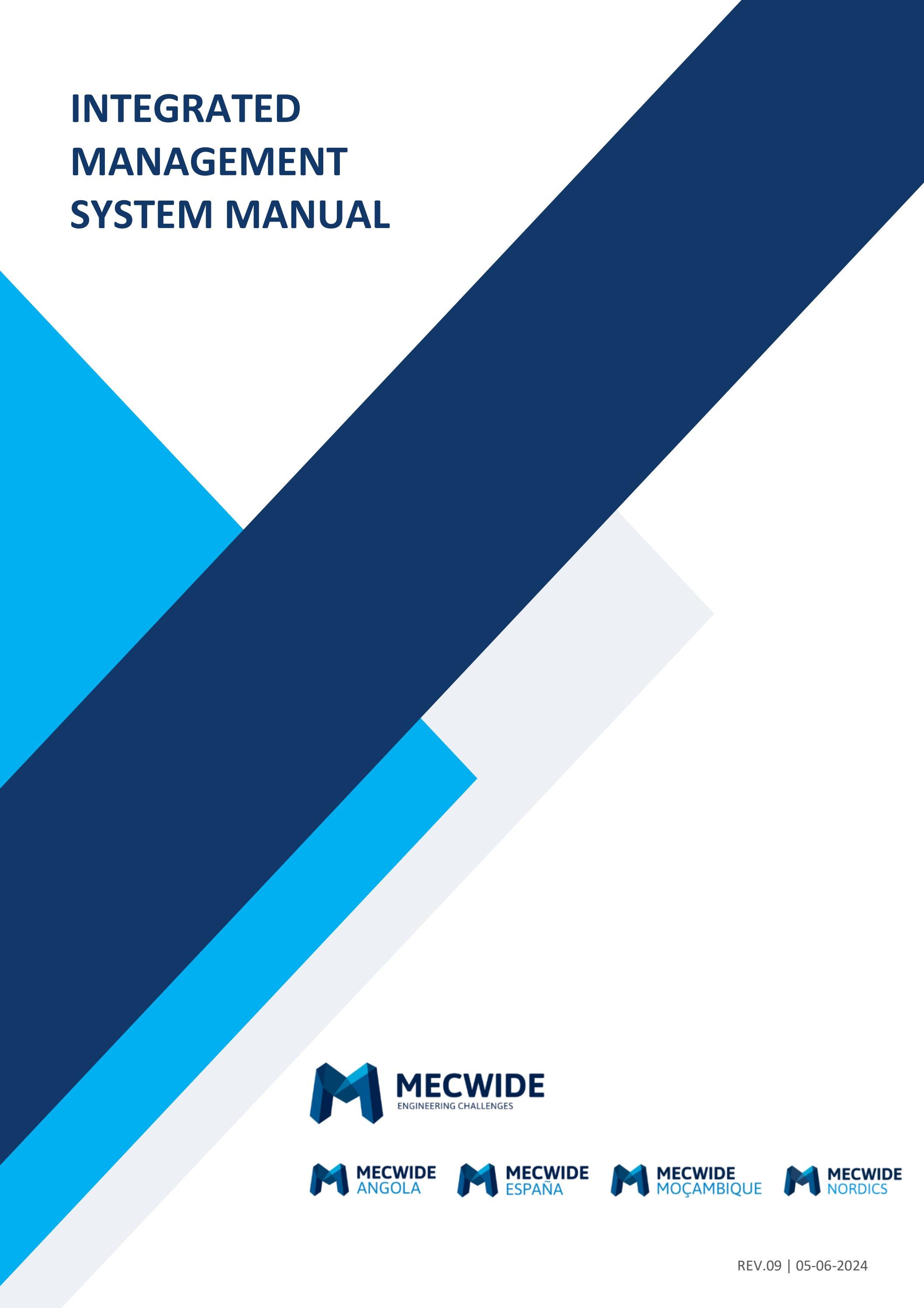 Integrated Management System Manual by comunicacaomecwide - Issuu