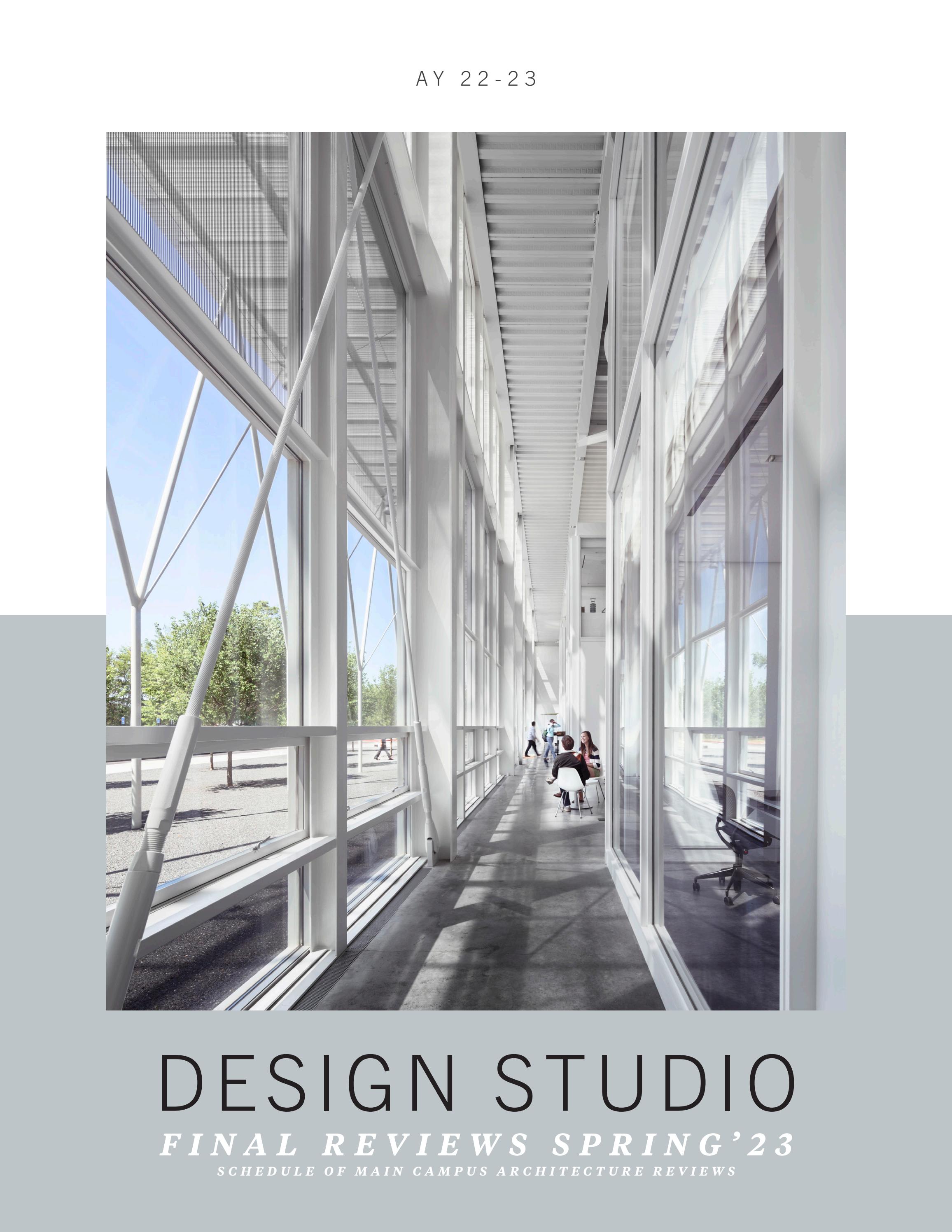 SoA Spring '23 Design Studio Review Booklet by Clemson School of ...