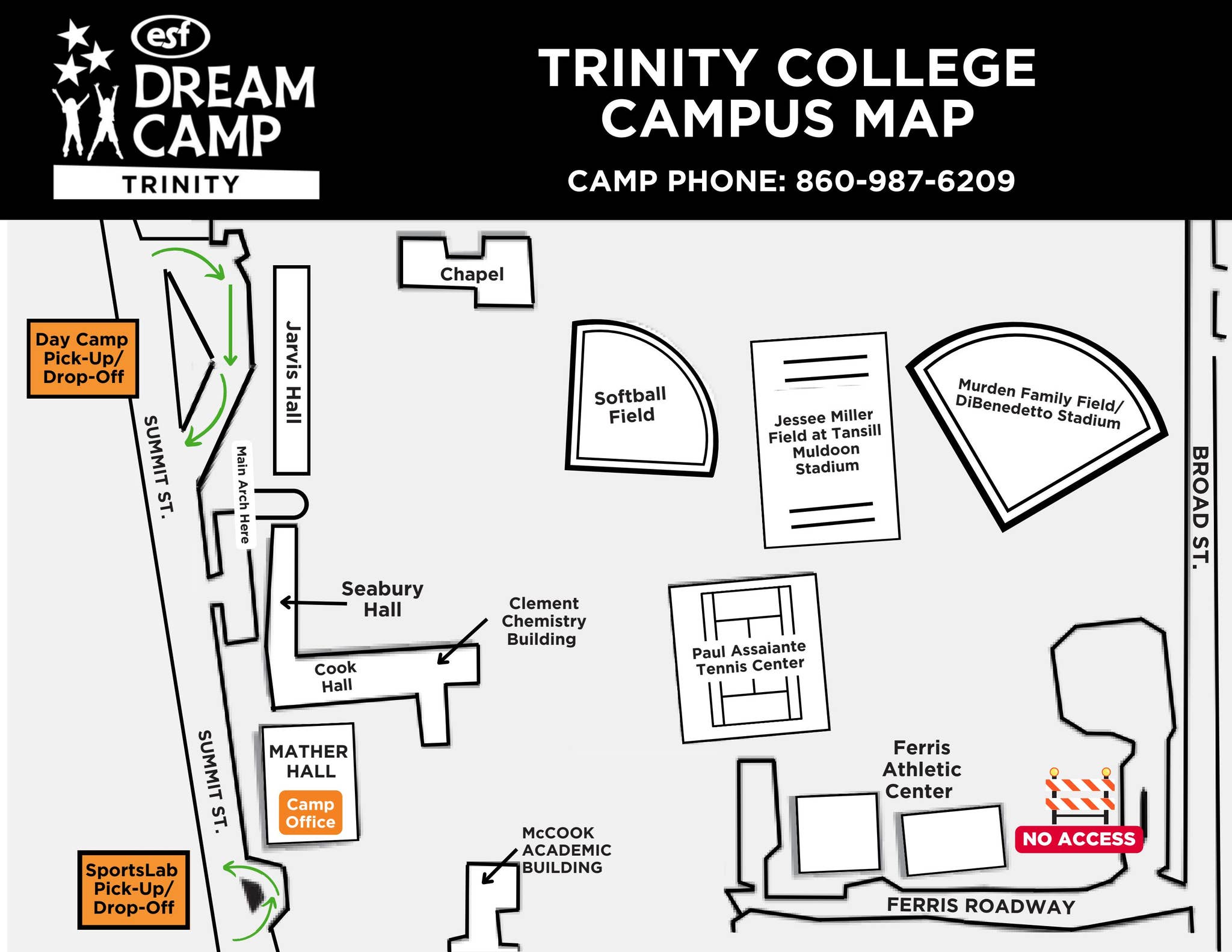 ESF Dream Camp - 2024 DC Trinity Map by ESF - Issuu